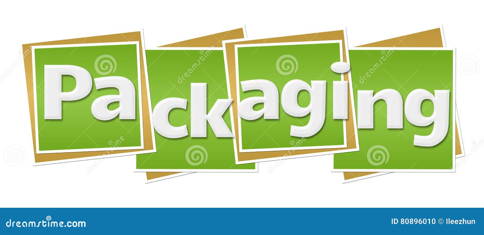 Packaging Green Squares stock illustration. Illustration of design ...