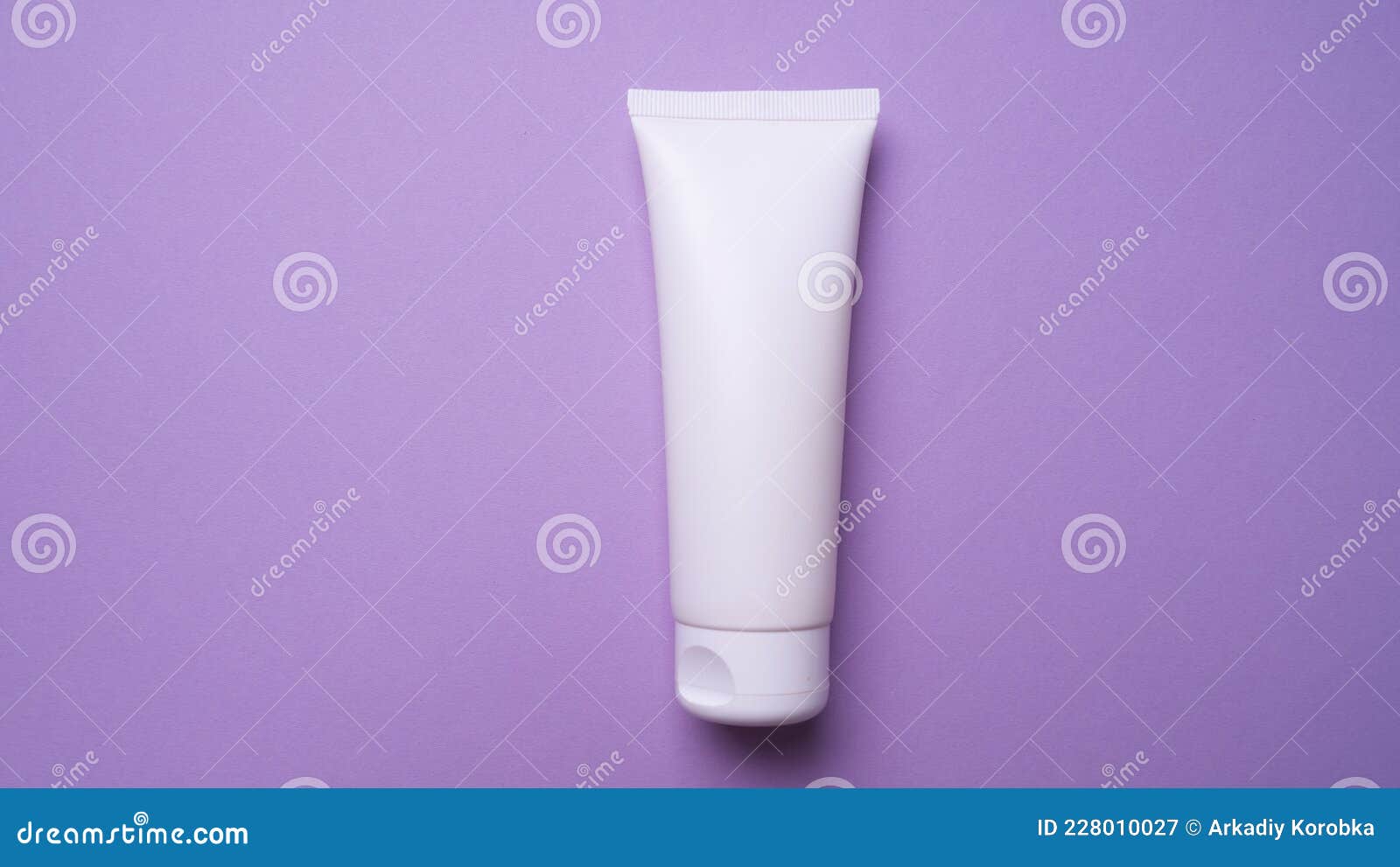Packaging of Face or Hand Cream on Colored Background Stock Image ...