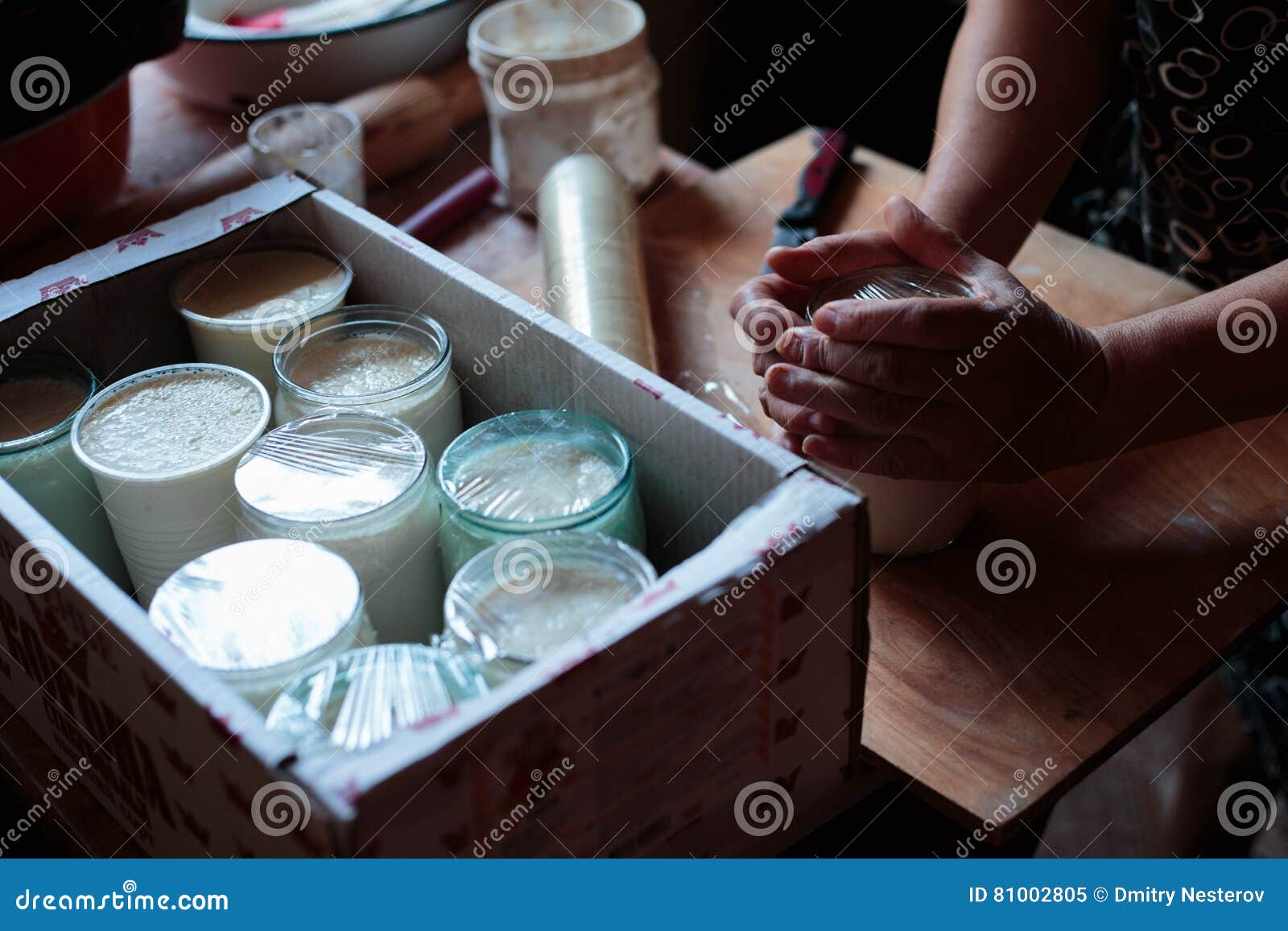 Packaging Home Sour Cream Box Stock Photos - Free & Royalty-Free Stock ...