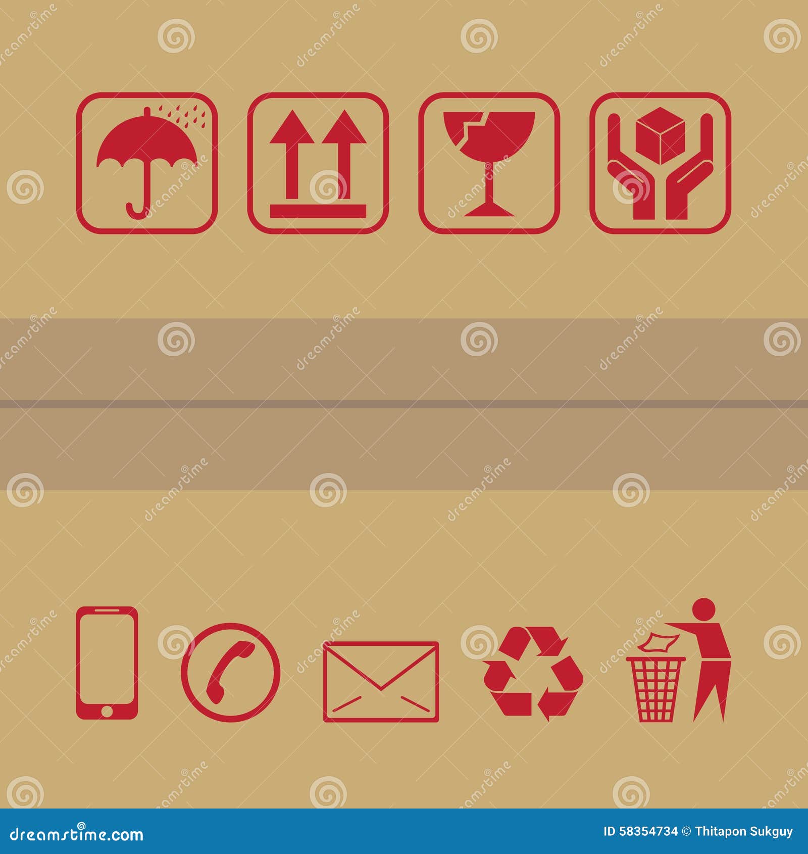 Packaging icon stock vector. Illustration of recycle - 58354734