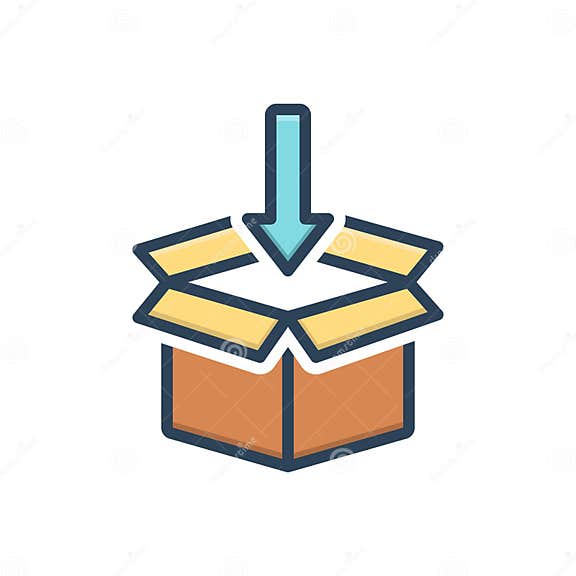 Color Illustration Icon for Packaging, Wrappers and Cover Stock ...