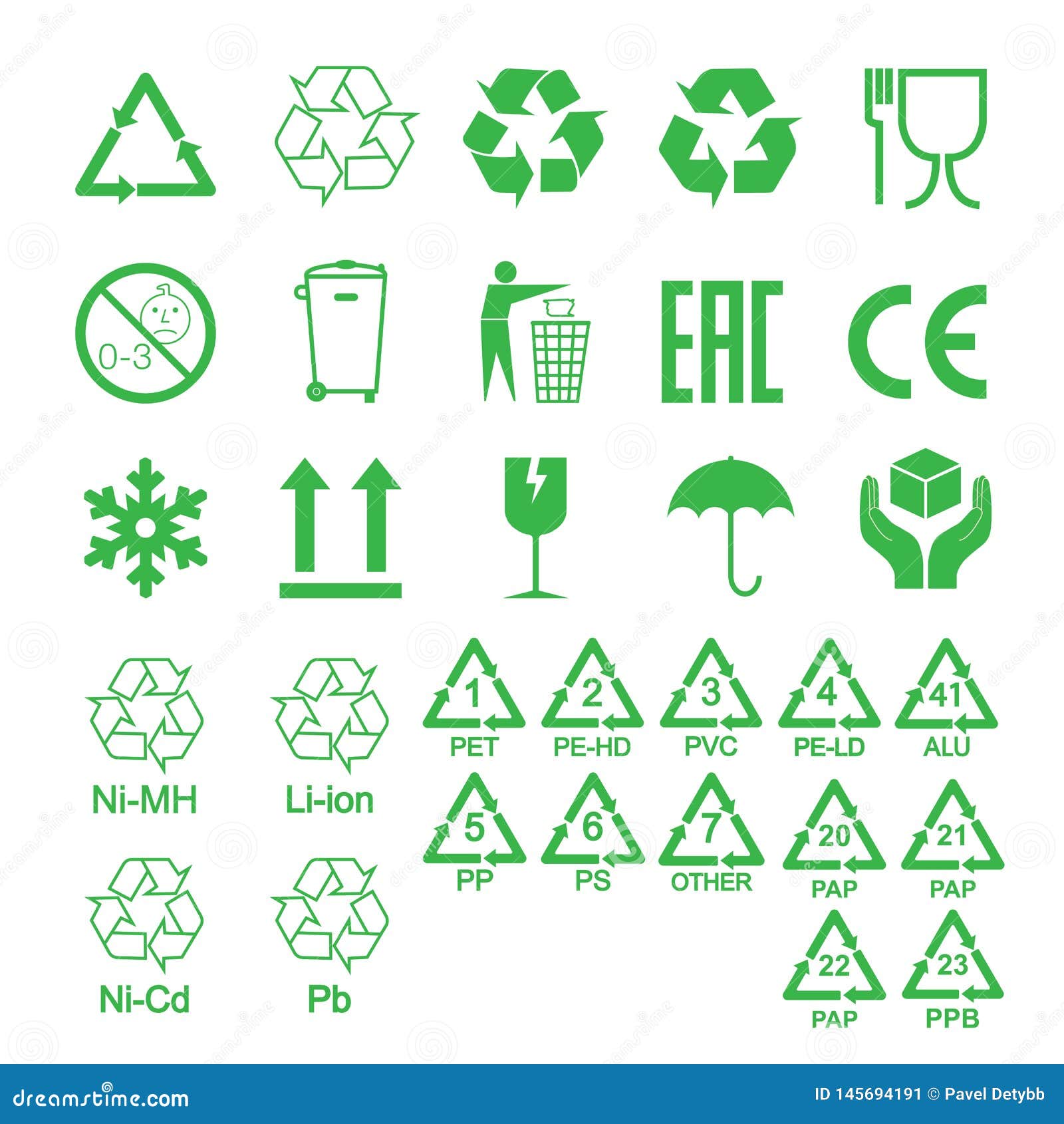 Packaging Icons, Package Signs Set. Vector Illustration, Flat Design ...