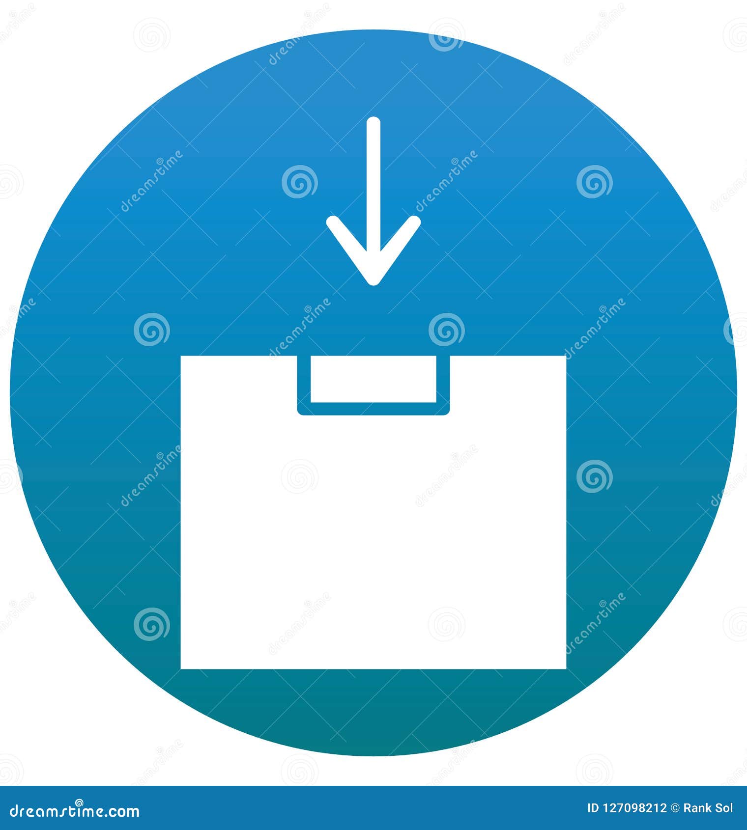 Packaging Isolated Vector with Line and Fill Icon Stock Vector ...