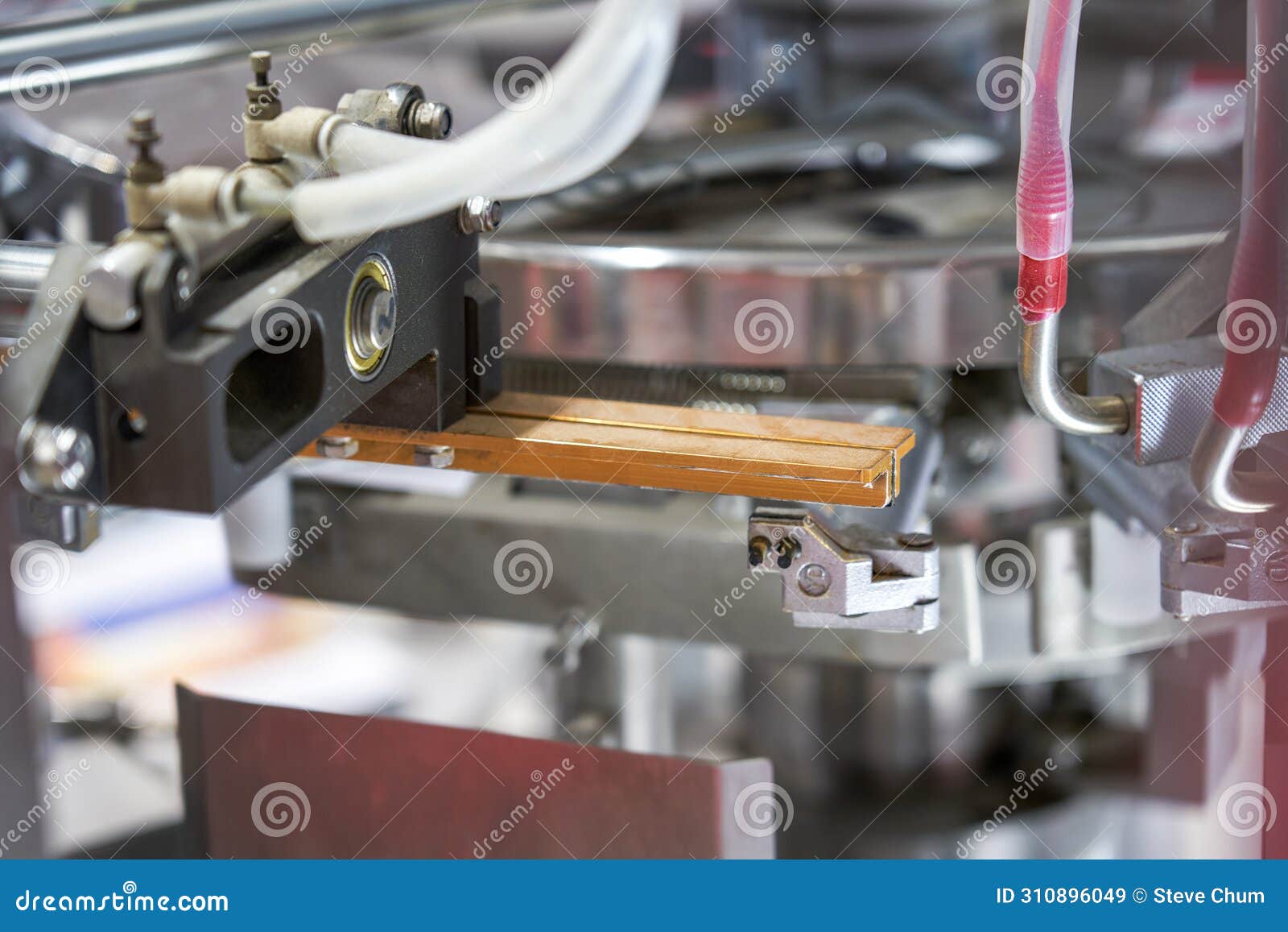 Packaging Machine Assembly Line Equipment in Food Factory Stock Image ...