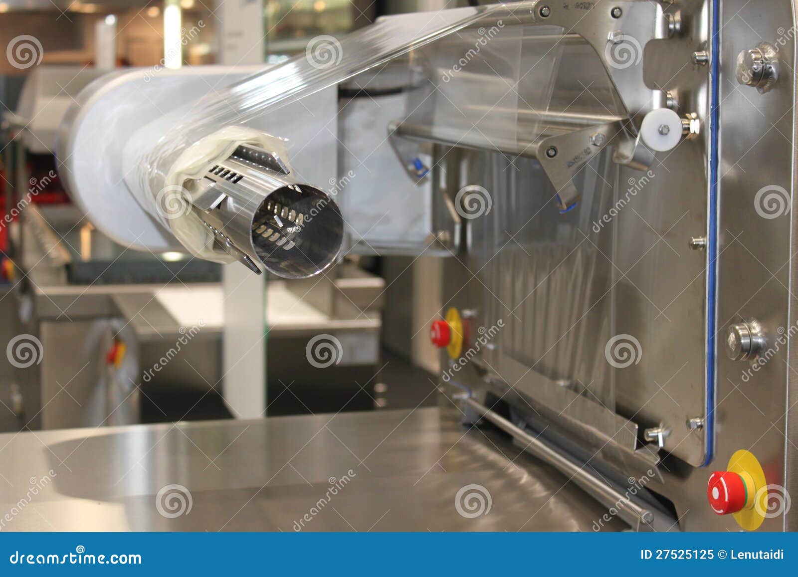 Packaging Machine of Manufacturing Stock Image - Image of working ...