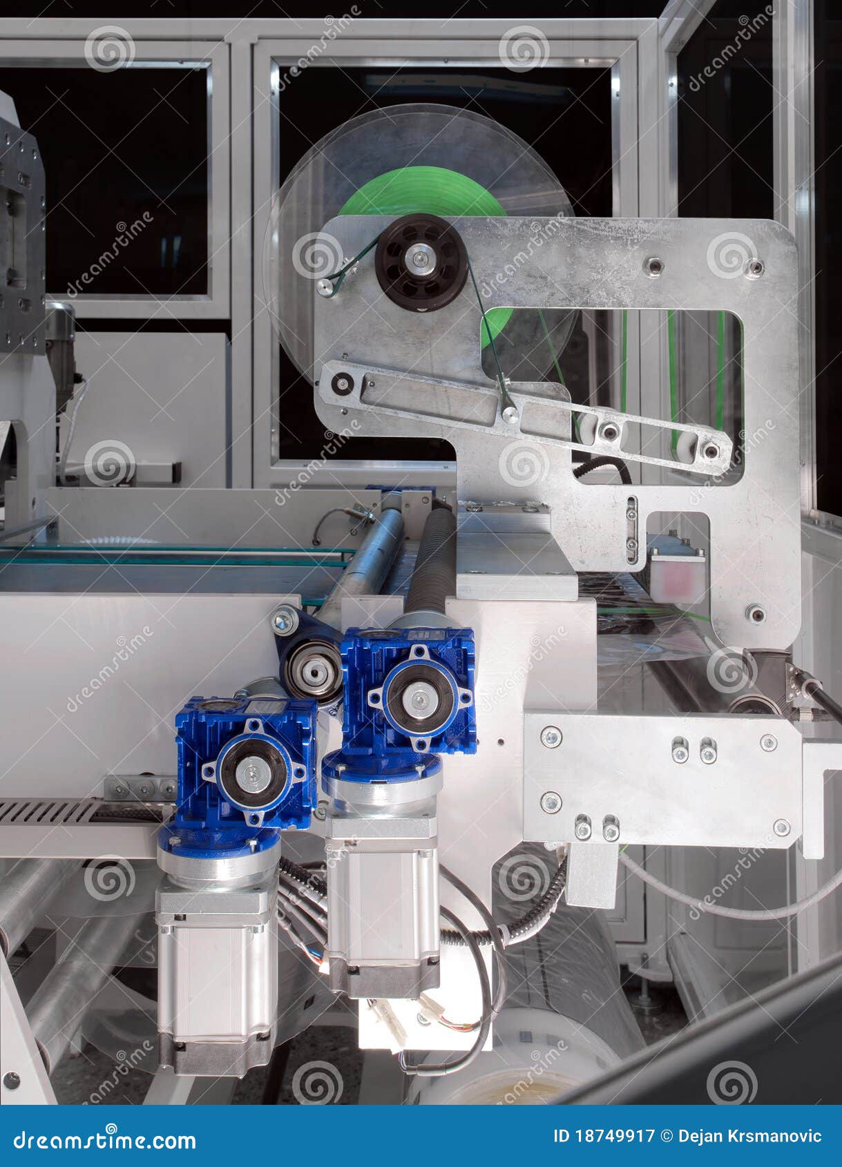 Packaging machine parts stock image. Image of machine - 18749917