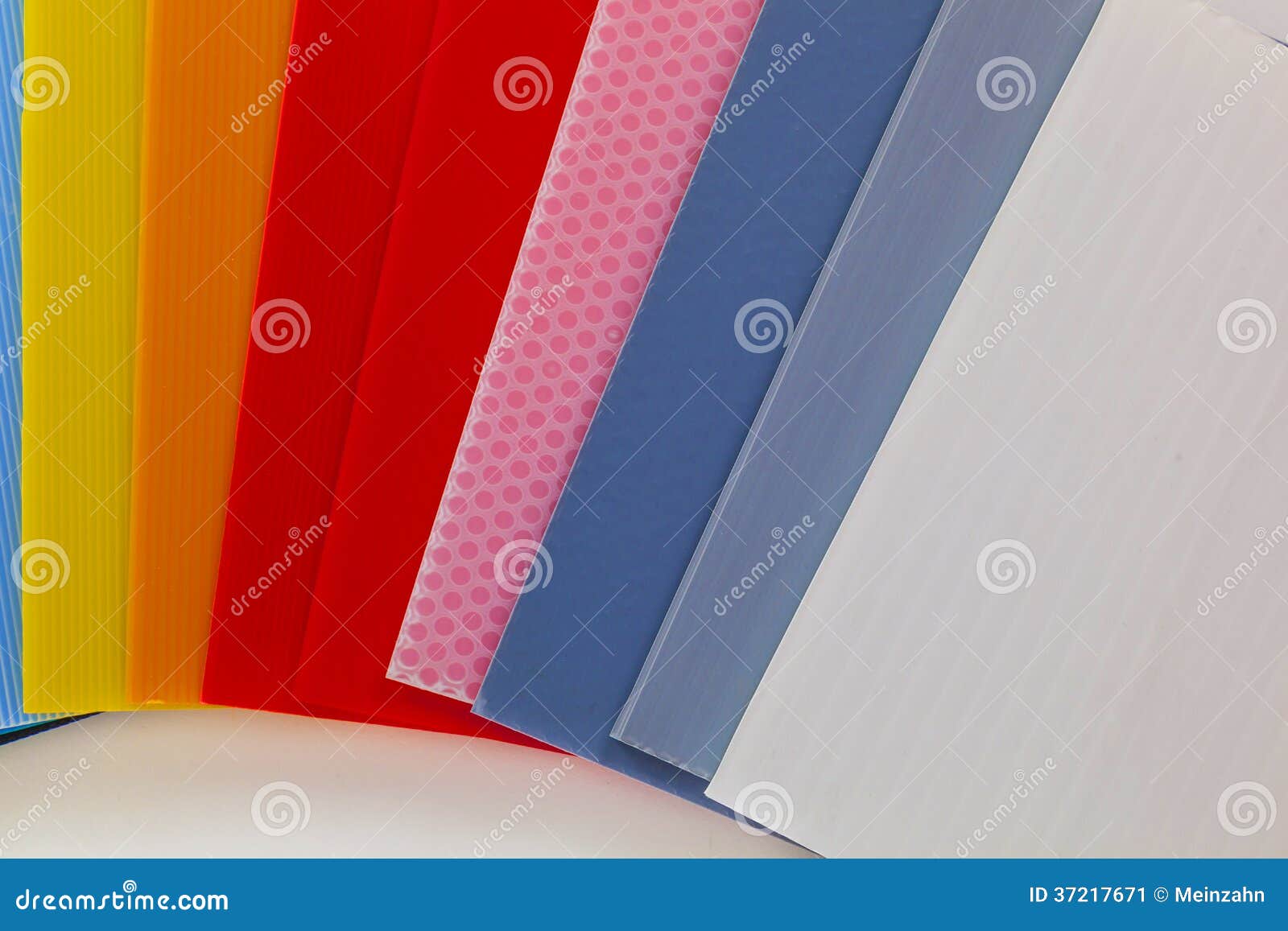 Packaging Material in Different Colors Stock Image - Image of plastic ...