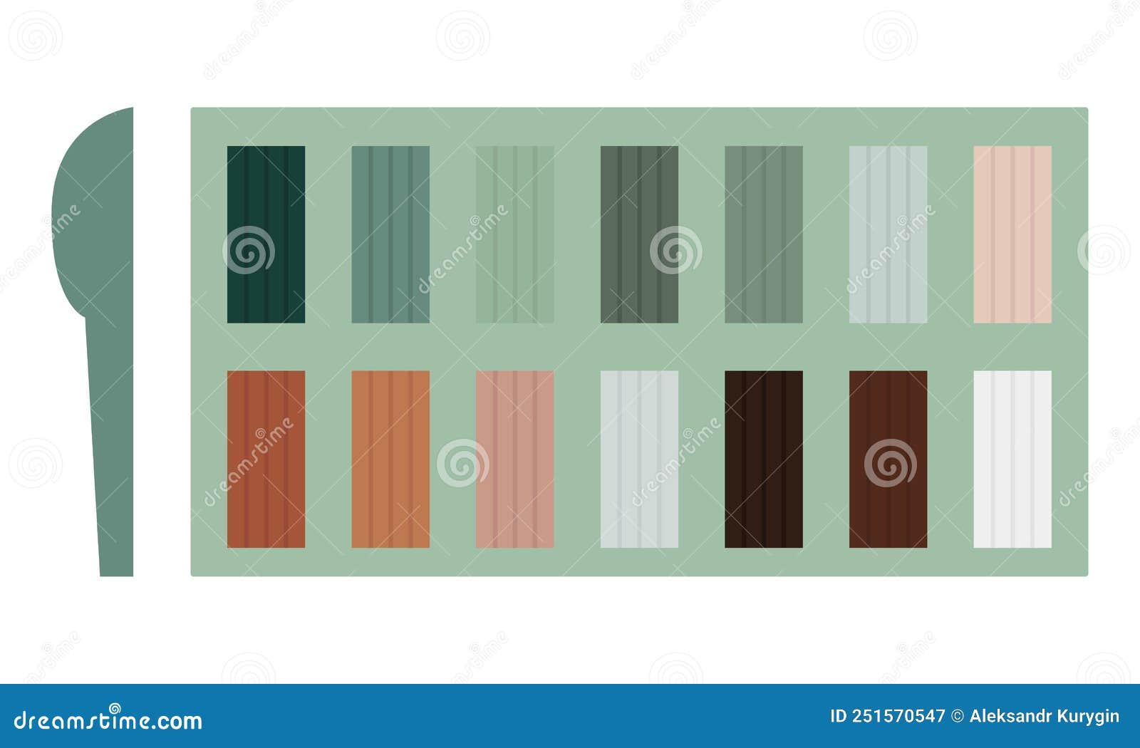 Packaging with Multi-colored Plasticine and a Modeling Spatula. Tool ...