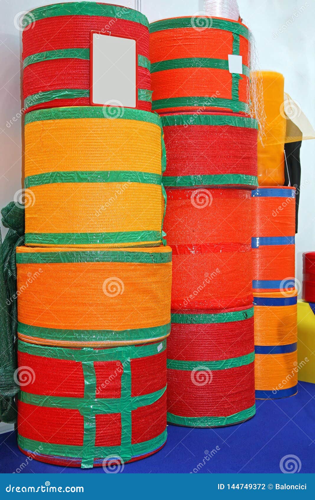Packaging Net Rolls stock photo. Image of packing, raschel - 144749372