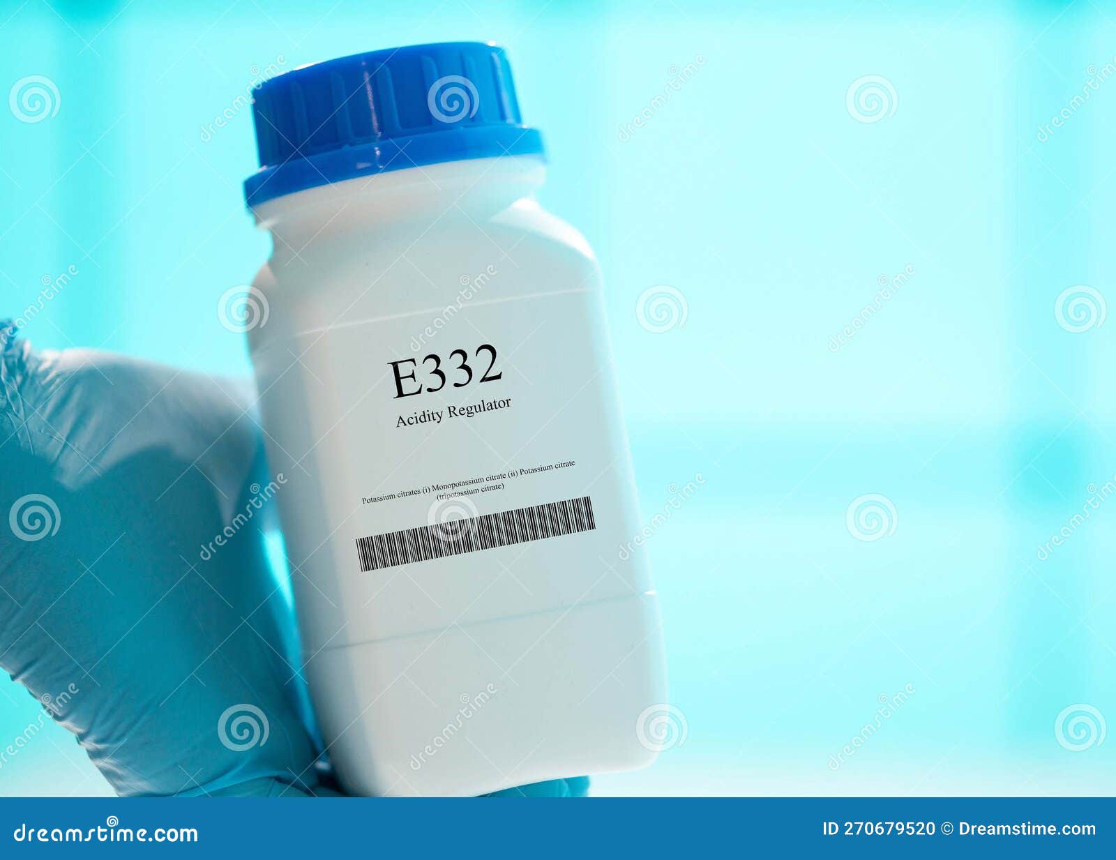 Packaging with Nutritional Supplements E332 Acidity Regulator Stock ...