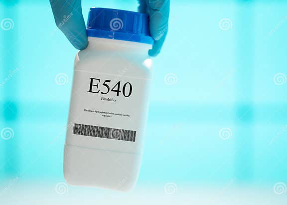 Packaging with Nutritional Supplements E540 Emulsifier Stock Image ...