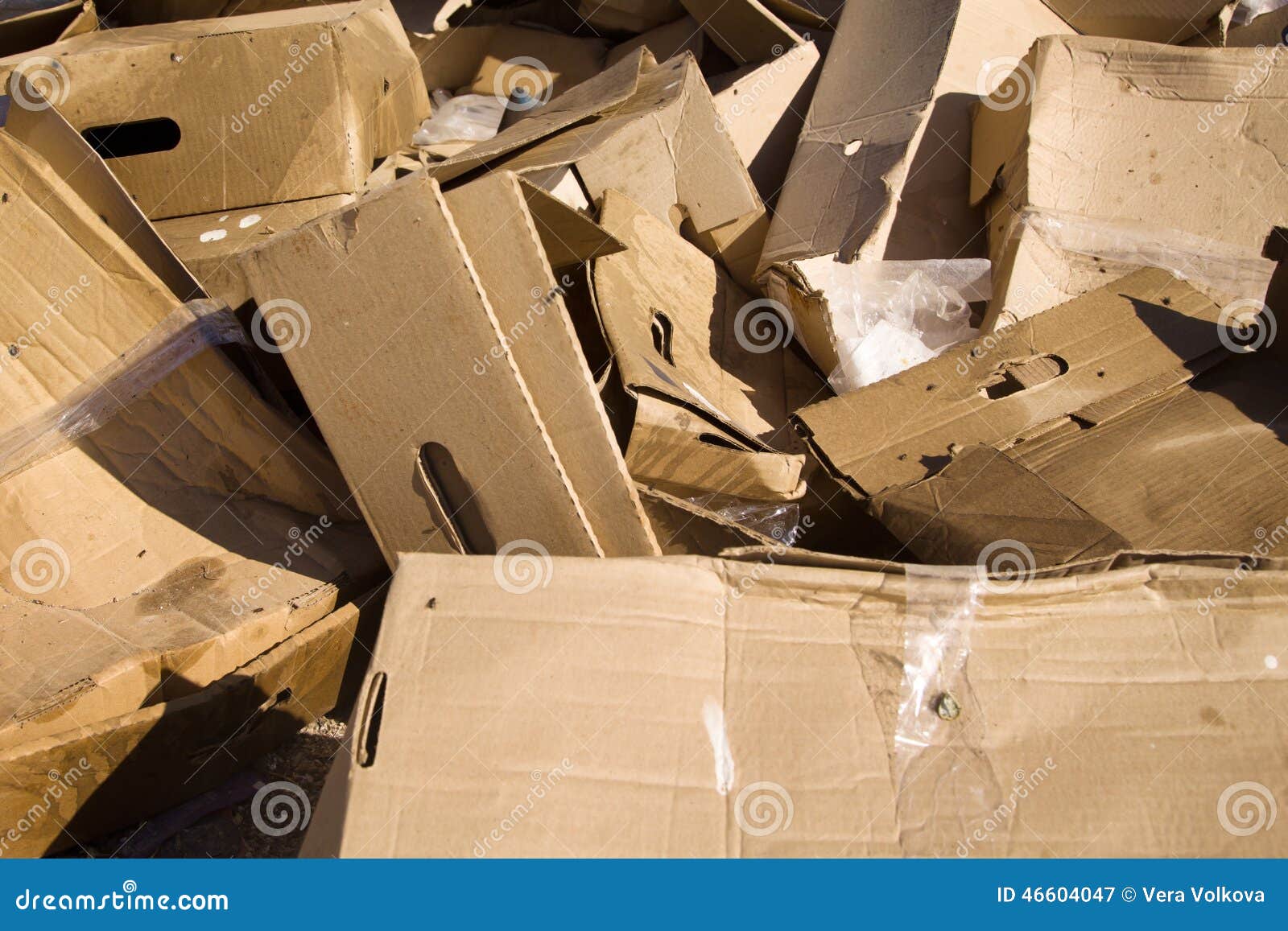 Packaging Packs Thrown Up To Landfill Stock Image - Image of pollution ...