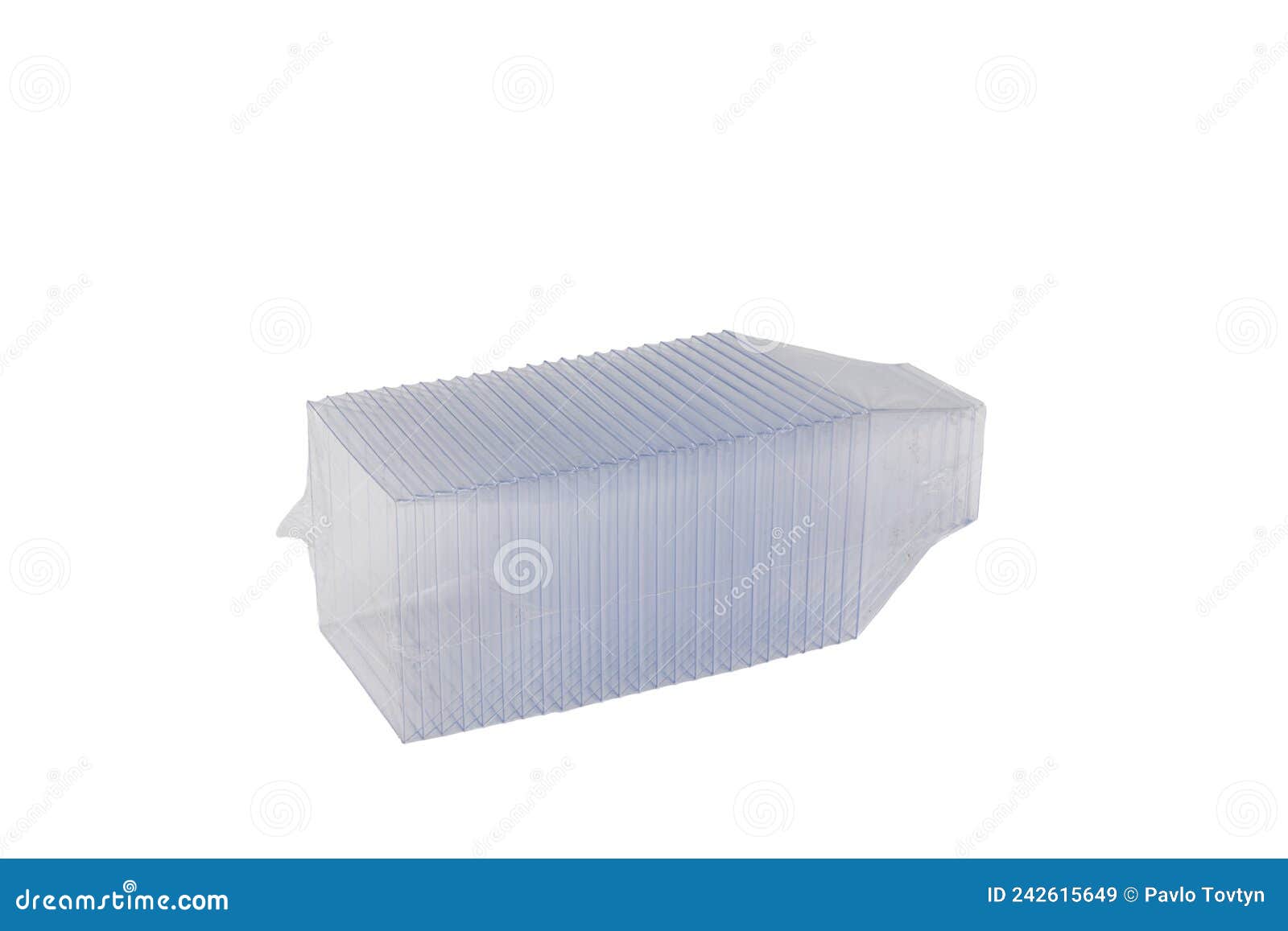 Packaging of Plastic Cups on a White Background Stock Image - Image of ...