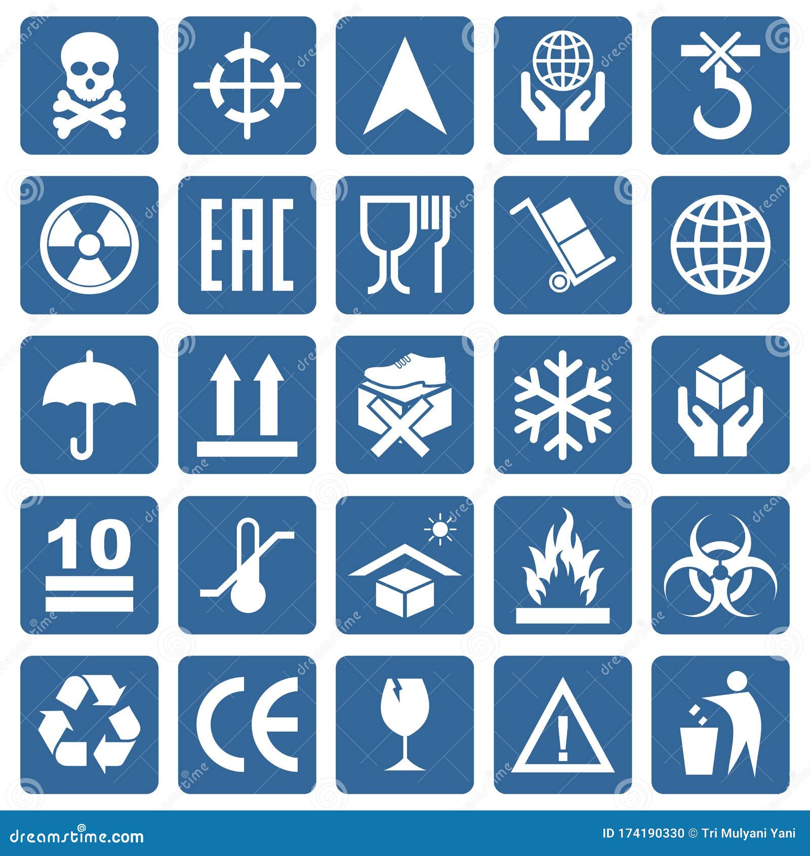 Packaging Product Caution Sign Icon Vector Design Symbol Stock Vector ...