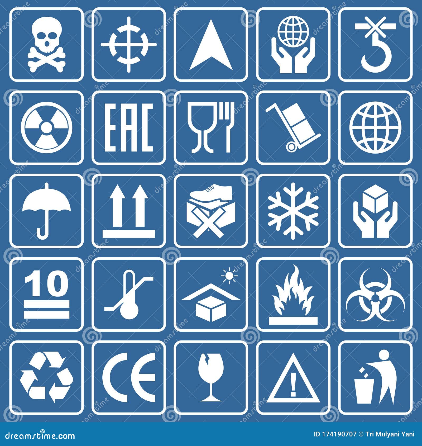 Packaging Product Caution Sign Icon Vector Design Symbol Stock Vector ...