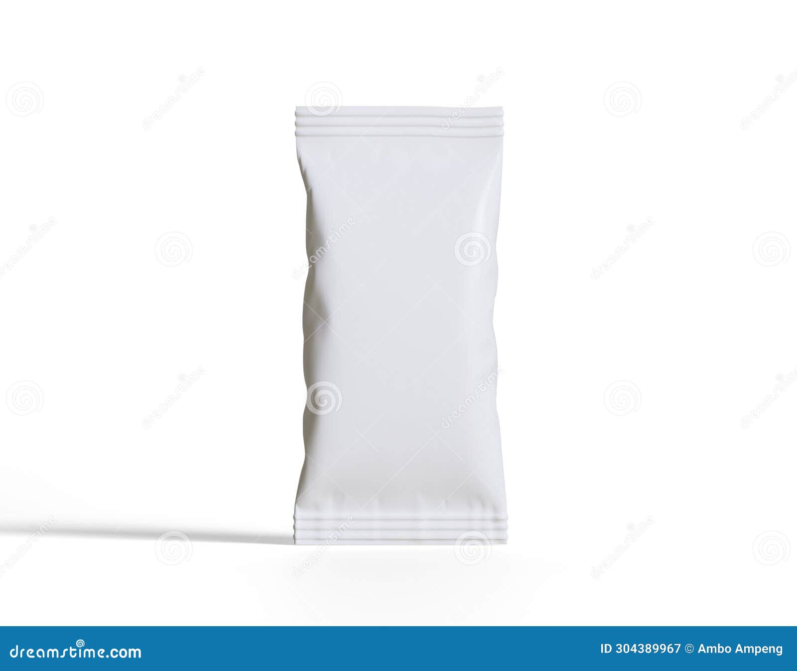Packaging Product of Snack on White Background. Empty Packaging Product ...