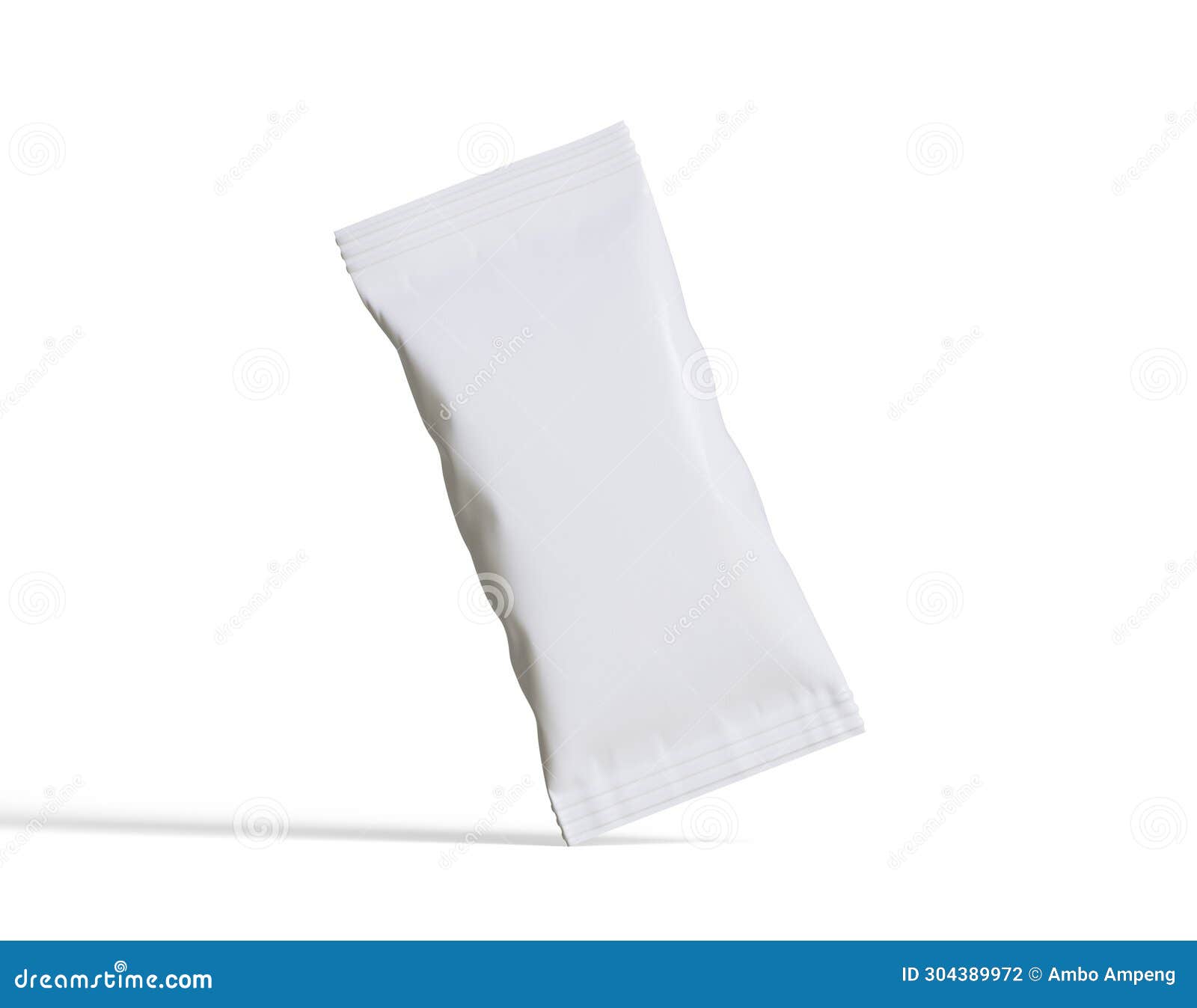 Packaging Product of Snack on White Background. Empty Packaging Product ...
