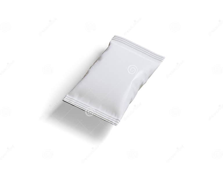 Packaging Product of Snack on White Background. Empty Packaging Product ...