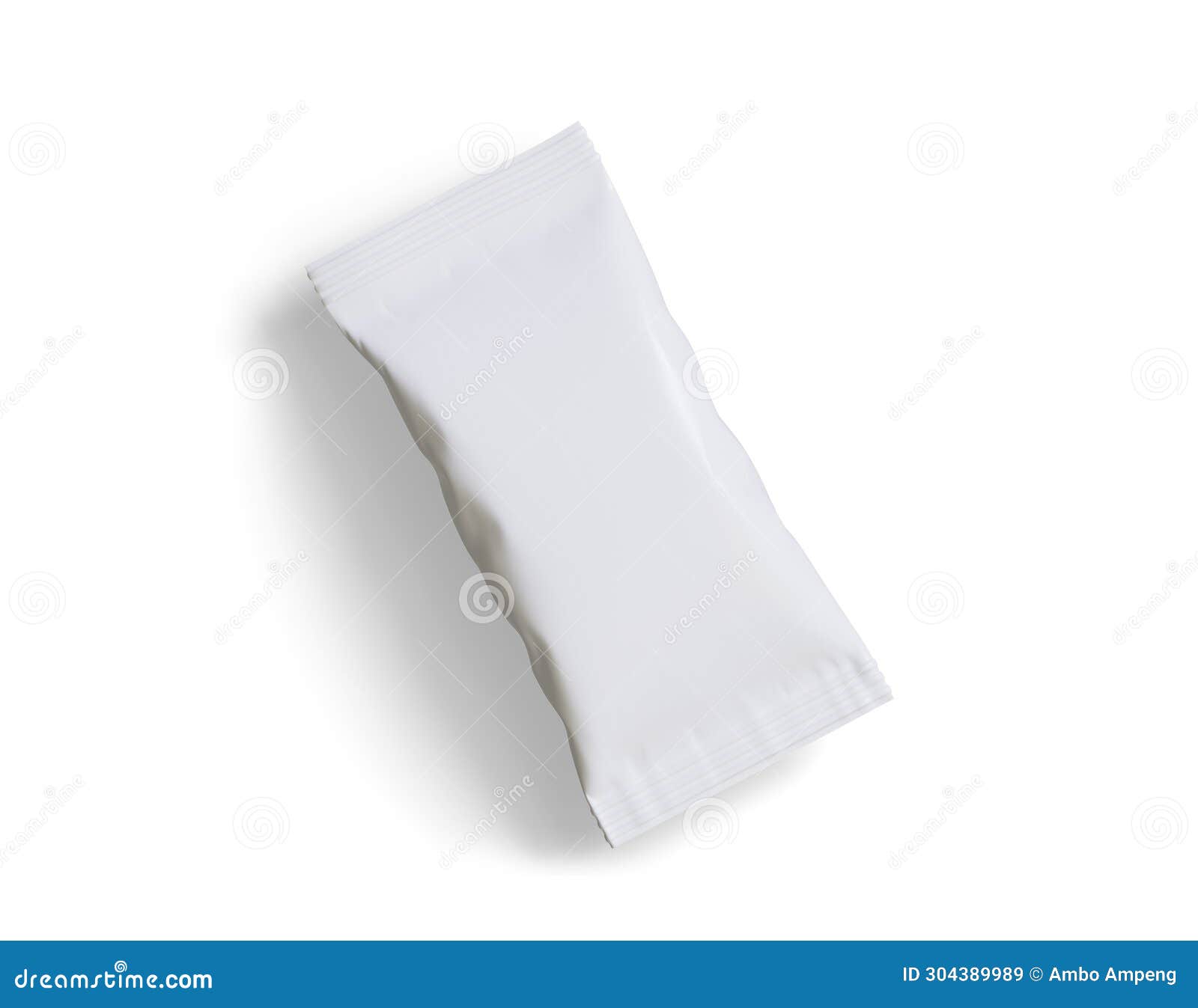 Packaging Product of Snack on White Background. Empty Packaging Product ...