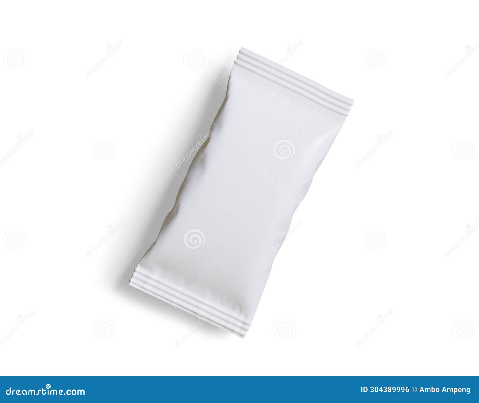 Packaging Product of Snack on White Background. Empty Packaging Product ...