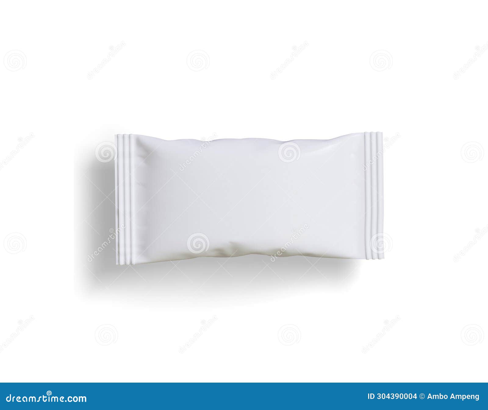 Packaging Product of Snack on White Background. Empty Packaging Product ...
