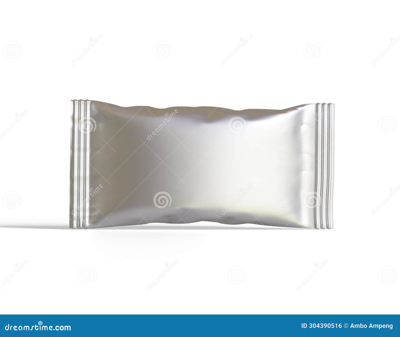 Packaging Product of Snack on White Background. Empty Packaging Product ...
