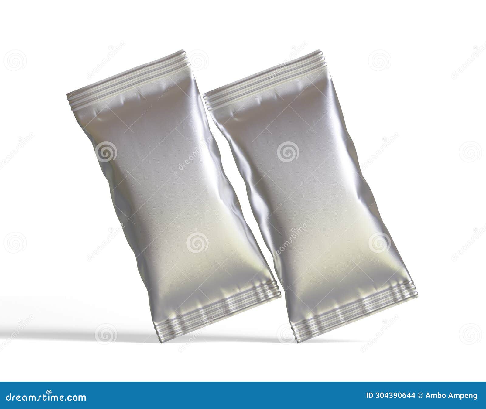 Packaging Product of Snack on White Background. Empty Packaging Product ...