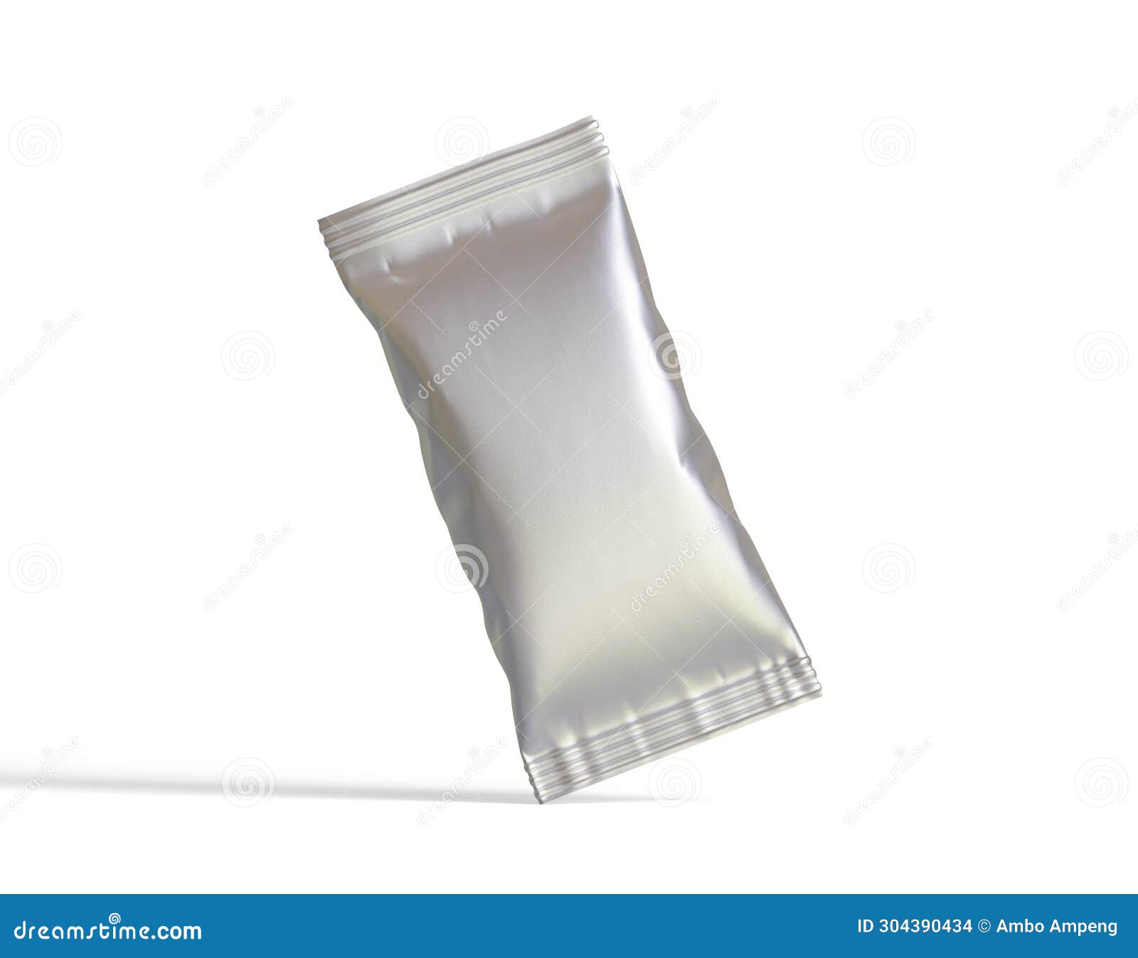 Packaging Product of Snack on White Background. Empty Packaging Product ...