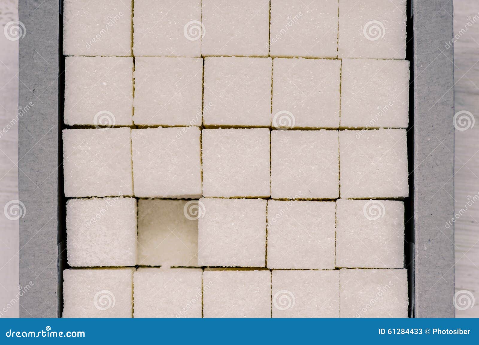 Packaging Refined Sugar Cubes Stock Image - Image of background, cube ...