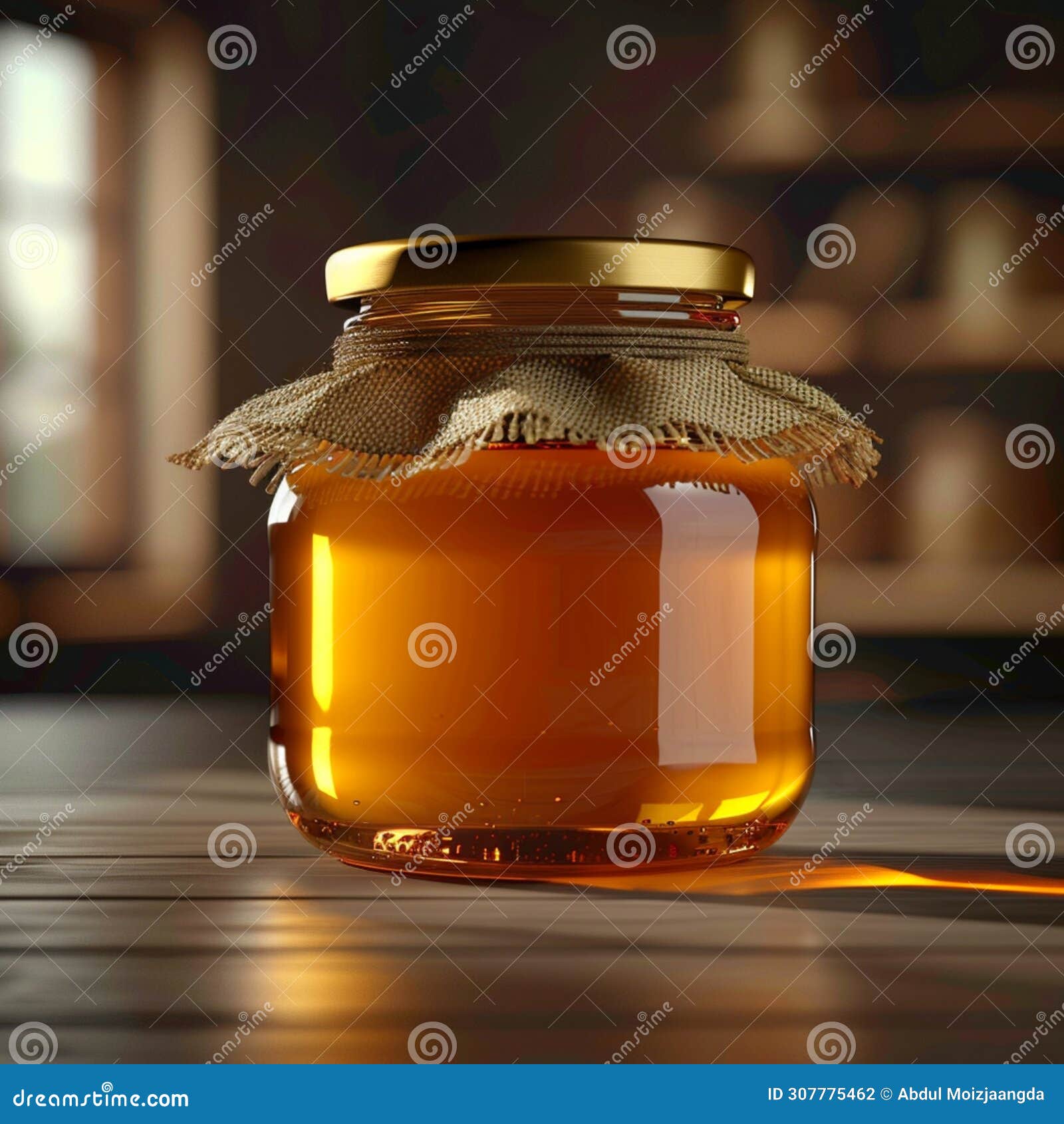 Packaging Simplicity Minimalist Capture of Honey Jar Design in Soft ...