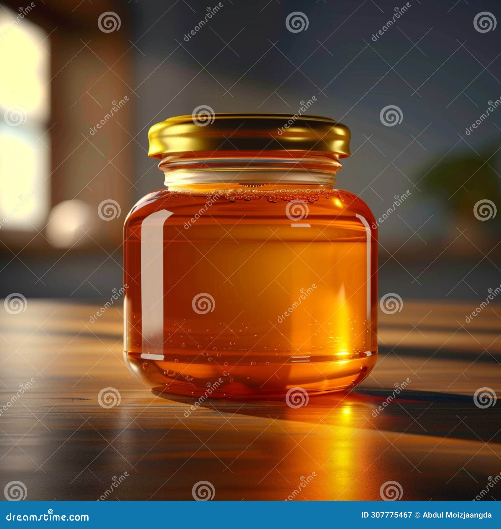 Packaging Simplicity Minimalist Capture of Honey Jar Design in Soft ...