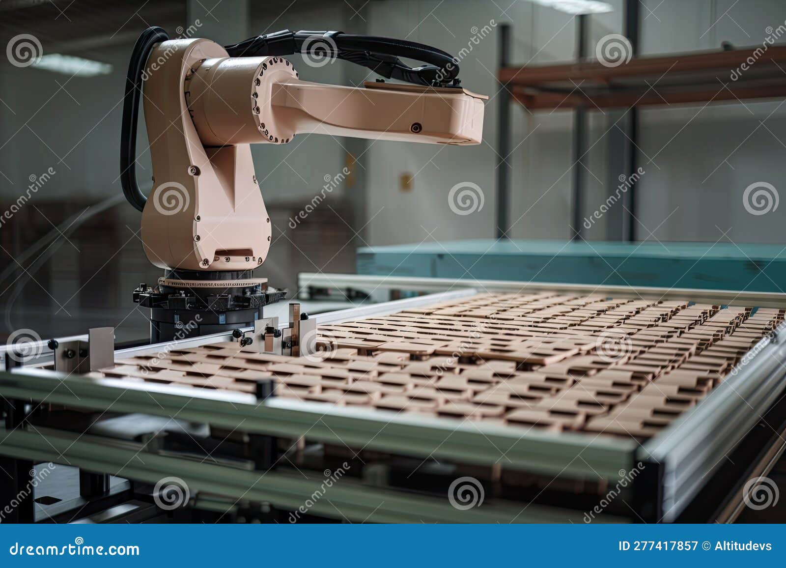 Packaging and Sorting Robot Helping Factory Worker Count Inventory ...