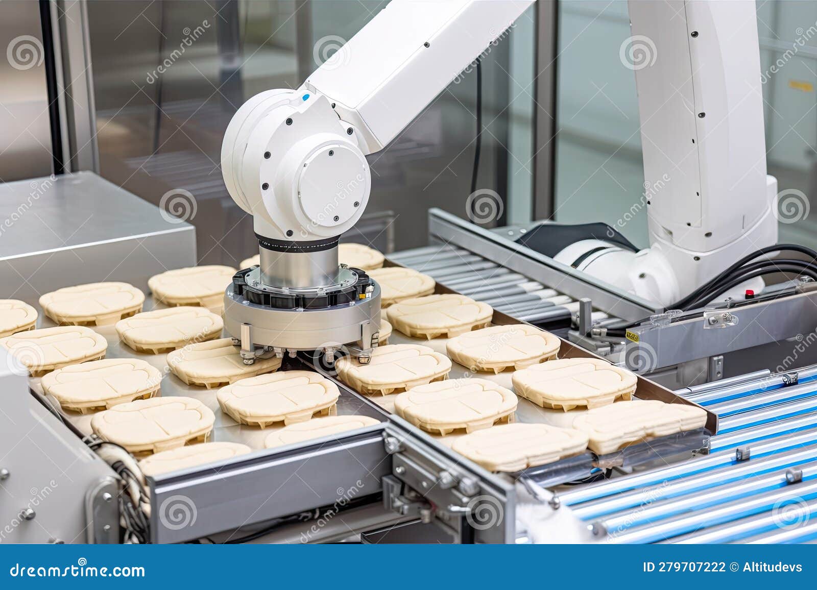 Packaging and Sorting Robot Performing Quality Inspection on Newly ...