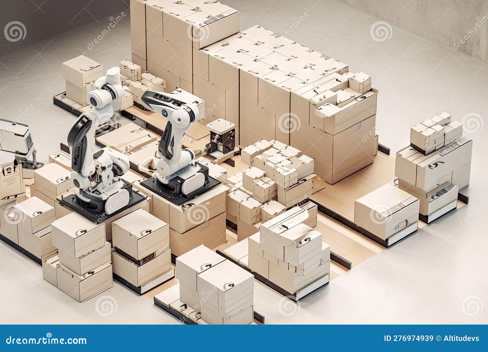 Packaging And Sorting Robot, Autonomously Placing Packages Into ... Packaging And Sorting Robot, Autonomously Placing Packages Into ...