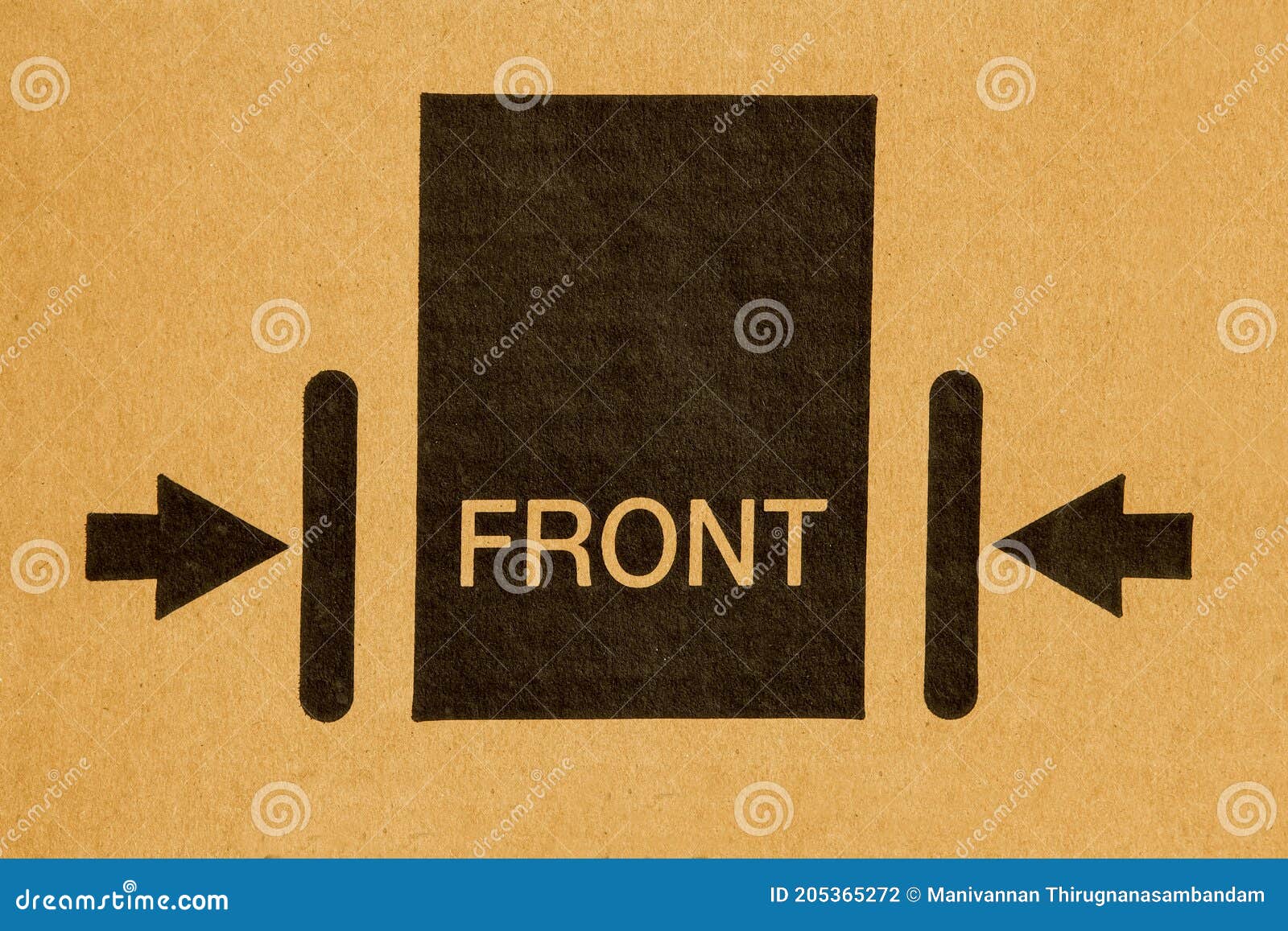 Packaging Symbol To Indicate Not To Carry The Package On Back Of A ...