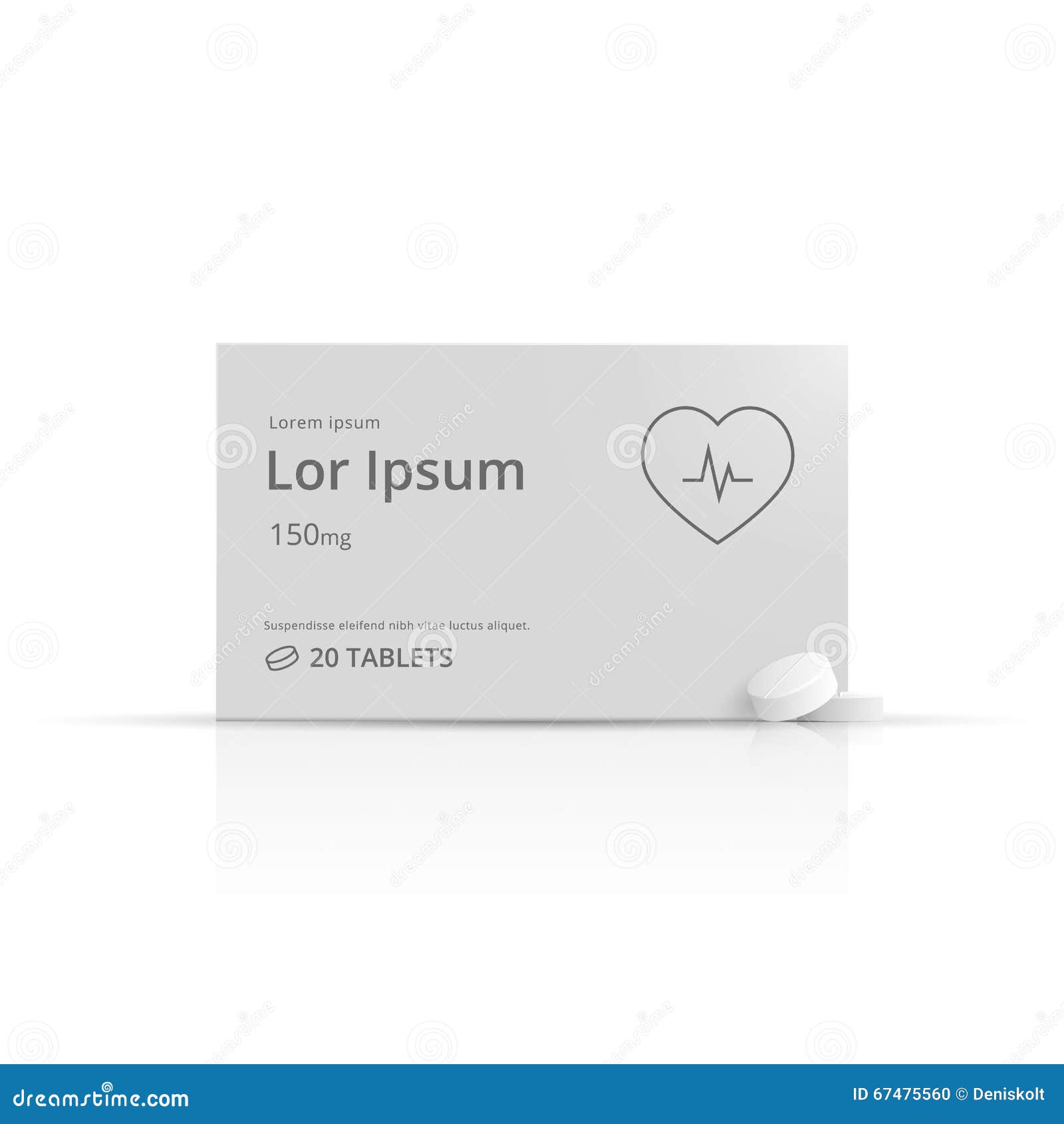Packaging for tablets stock vector. Illustration of medical - 67475560