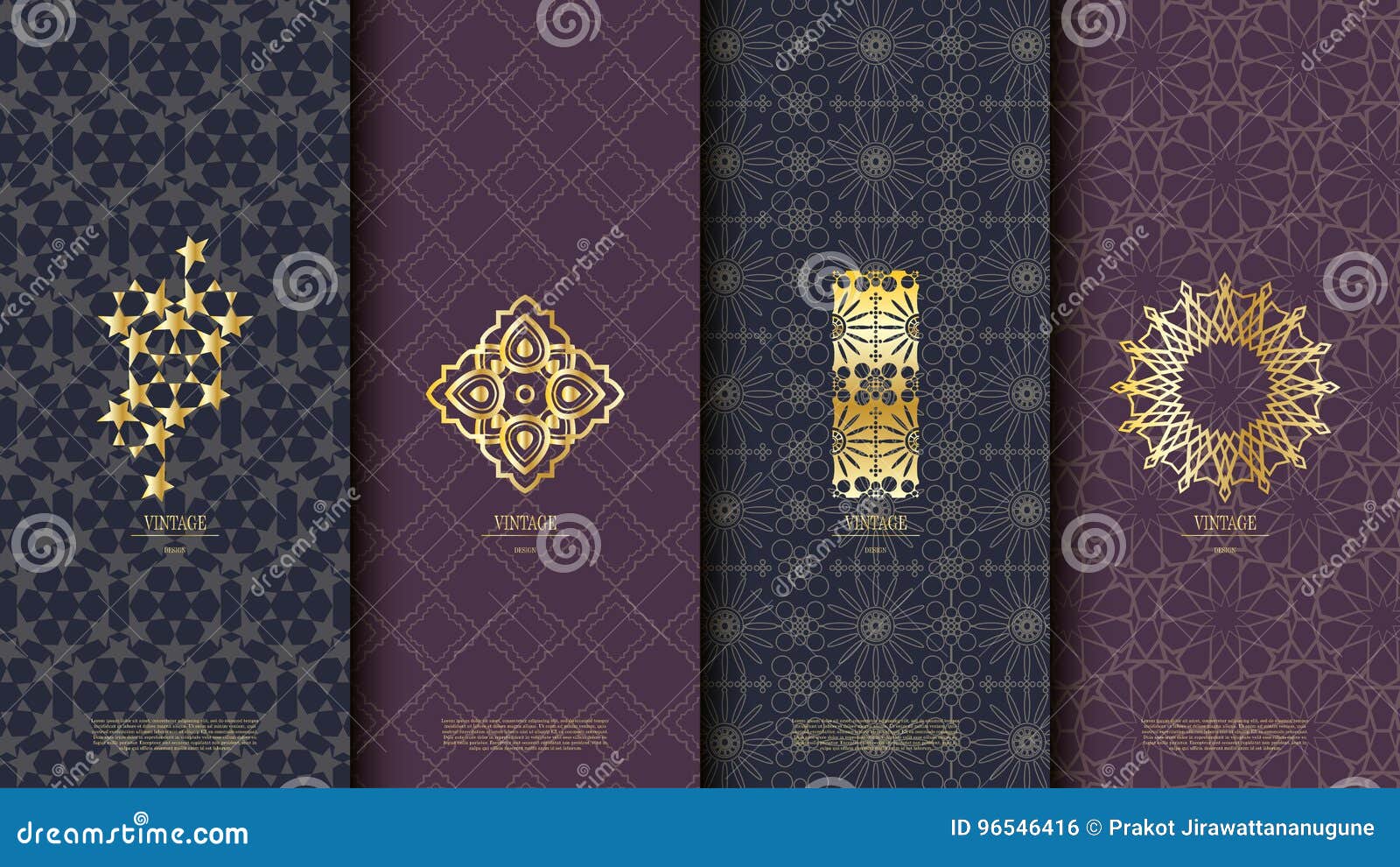 Packaging Template Islam Arabic Element Seamless Pattern Background and ...