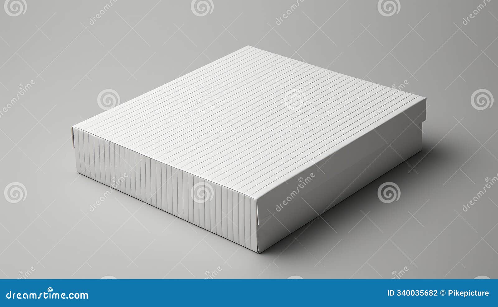 Packaging White Corrugated Box Stock Illustration - Illustration of ...