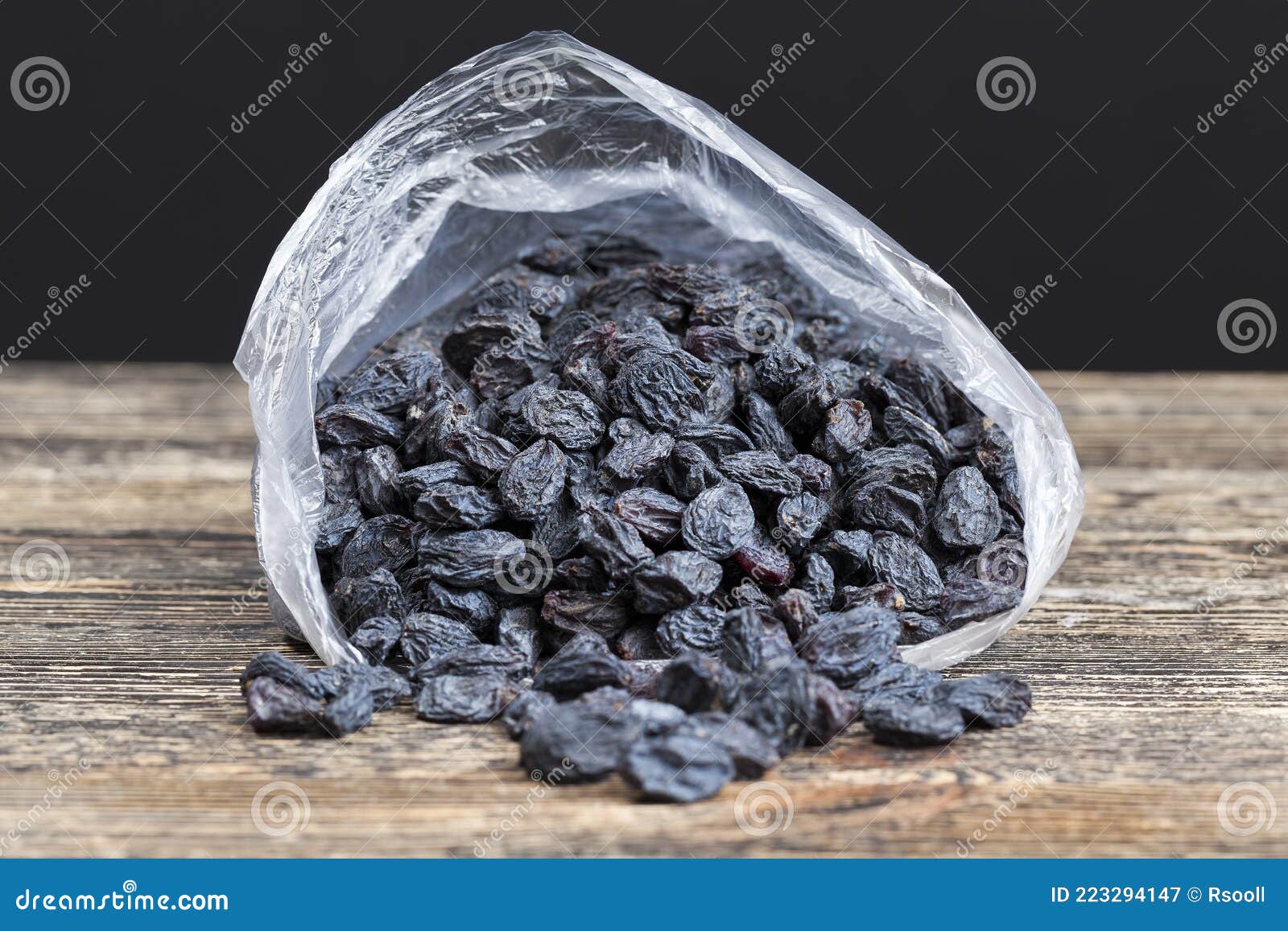 Dried large raisins stock image. Image of black, gourmet - 223294147