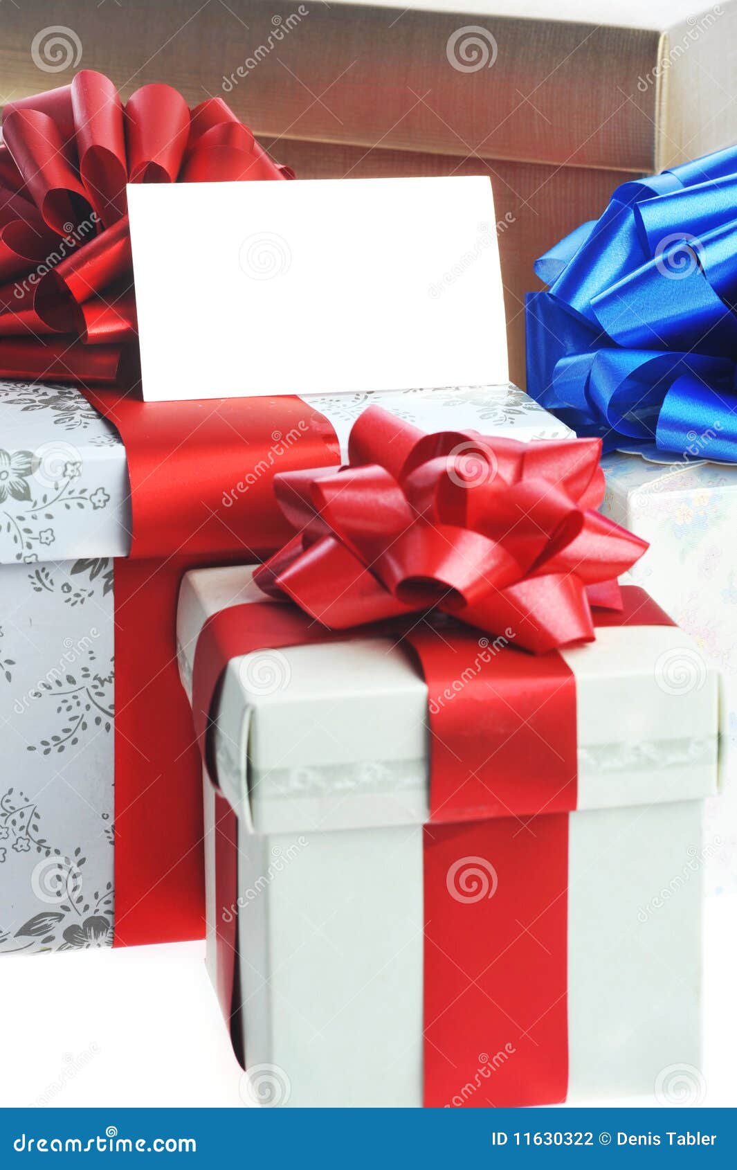 Packed gifts stock photo. Image of winter, ribbon, decoration - 11630322