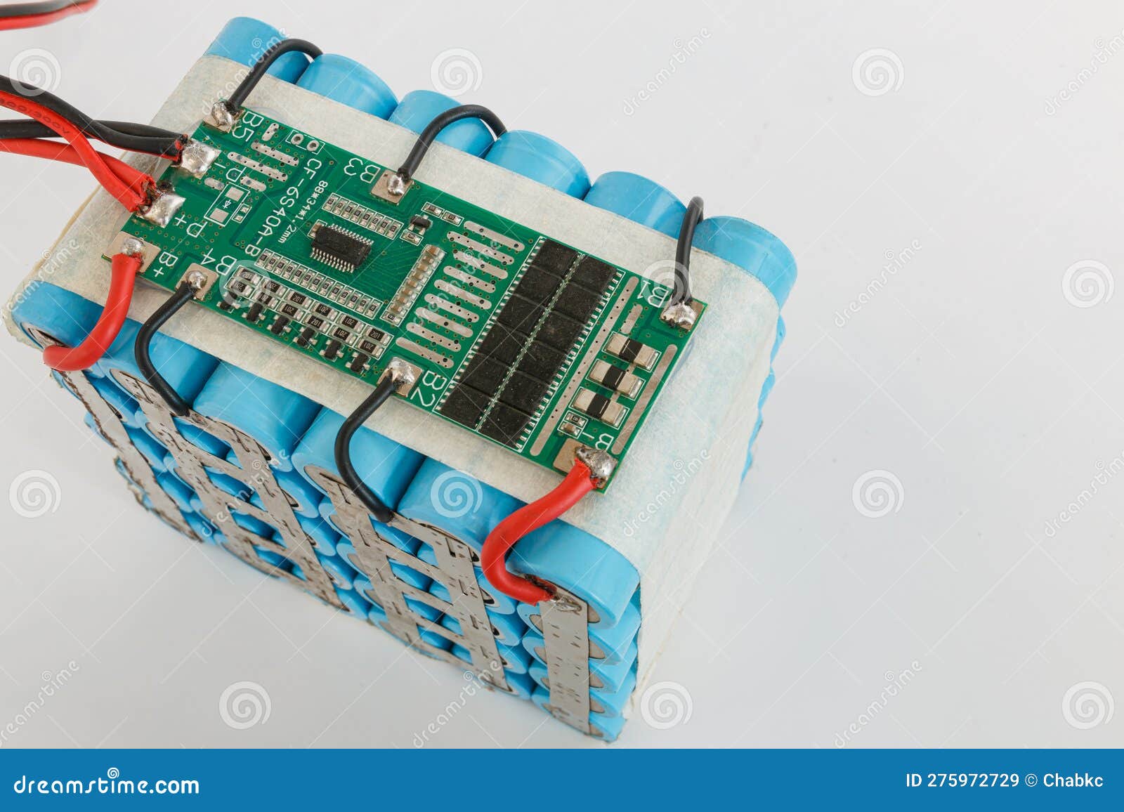 Packed Lithium Battery with Bms Available . Stock Image - Image of ...