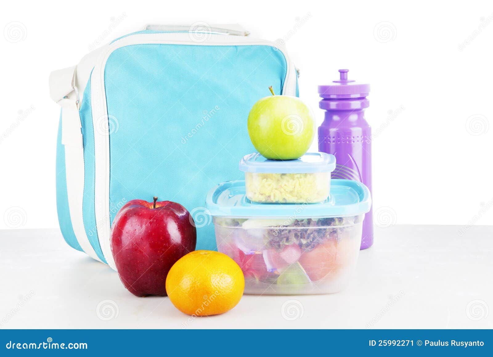 A packed lunch stock image. Image of meal, drink, sandwich - 25992271