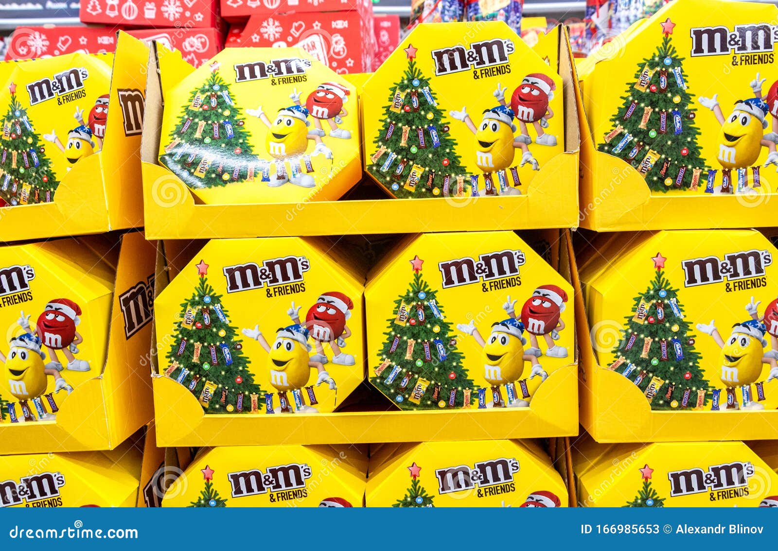 Packed M&M`s and Friends Candy Editorial Stock Photo - Image of ...
