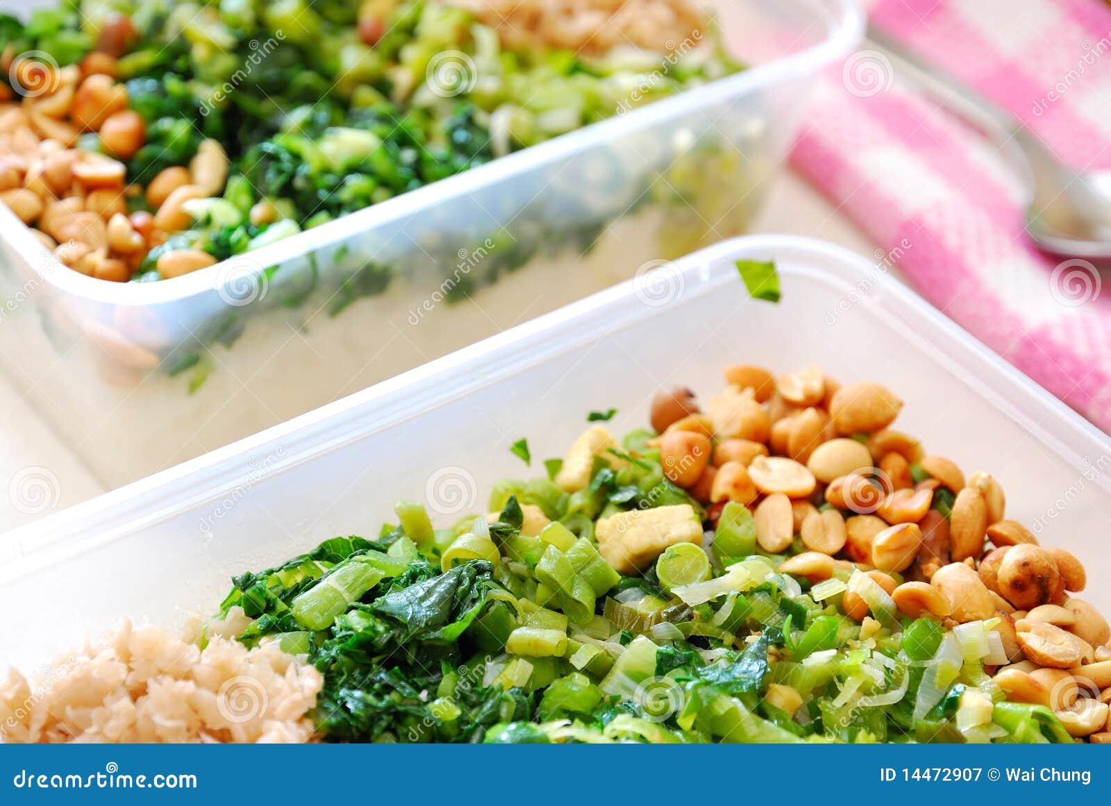 Packed Meal Boxes of Vegetables Stock Image - Image of diet, oriental ...