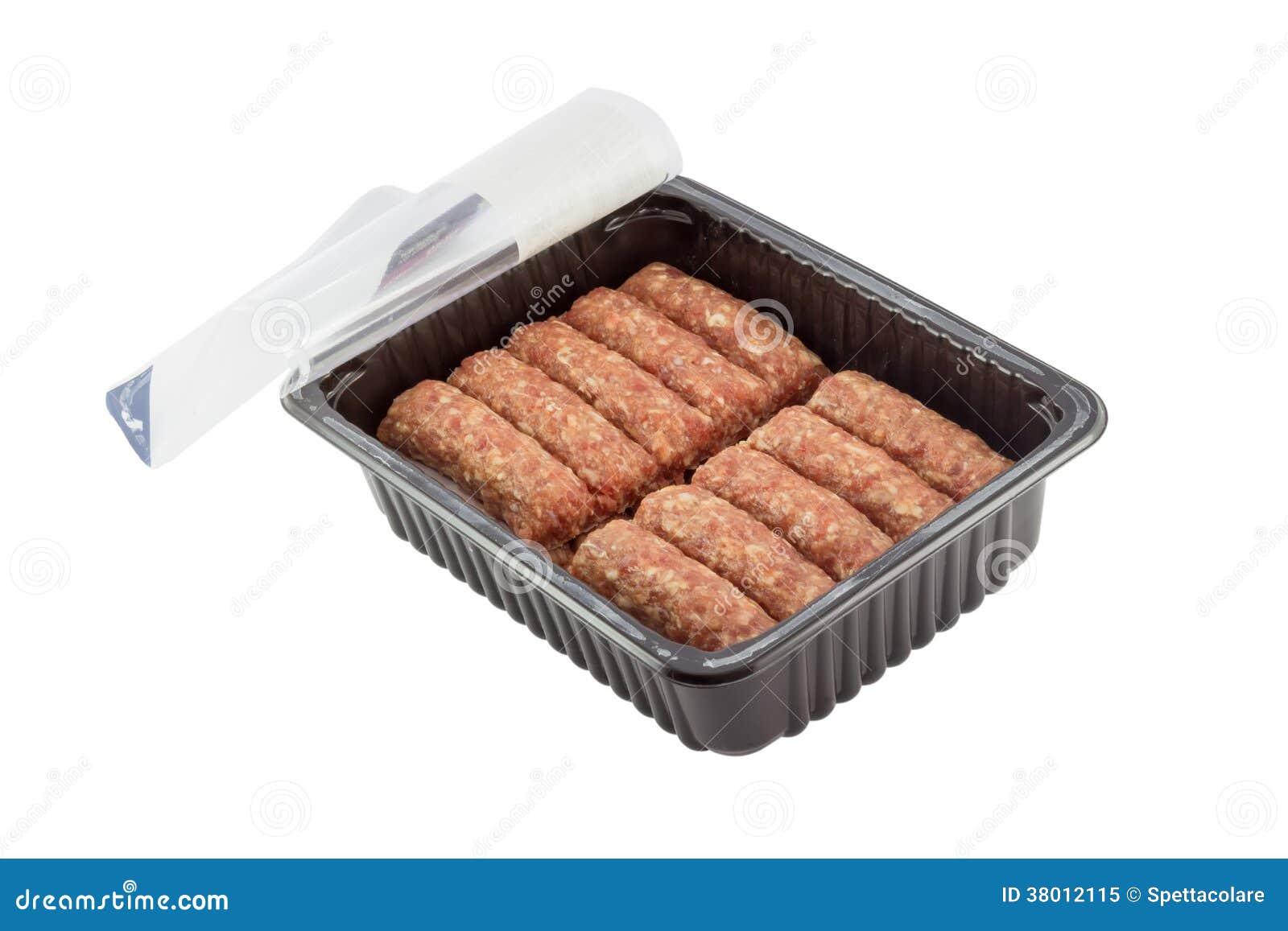 Packed Minced Meat from Supermarket Stock Image - Image of cool, kebab ...