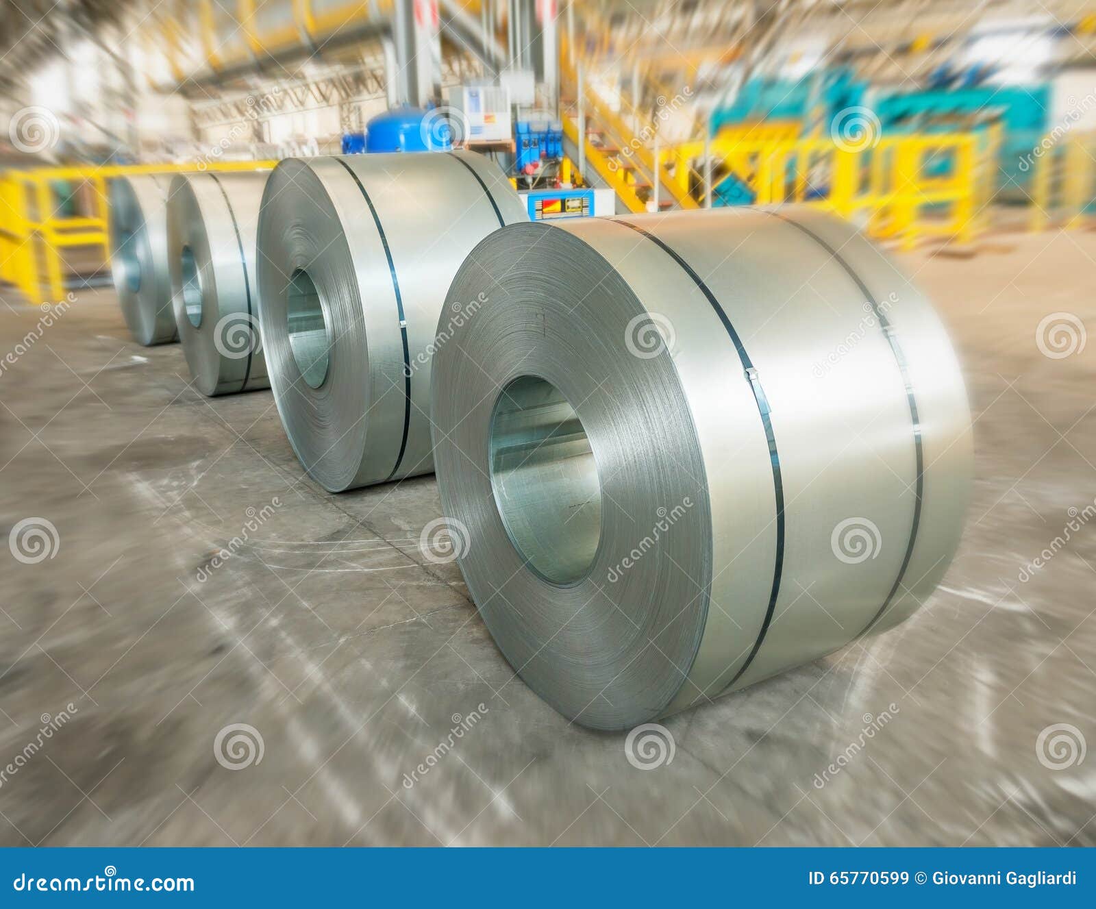 Packed Rolls of Steel Sheet, Cold Rolled Steel Coils Stock Image ...
