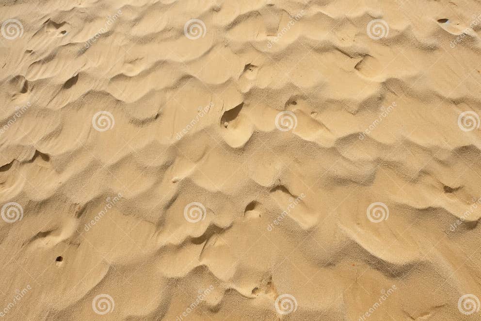 Packed Sand Texture on a Sandy Trail Stock Image - Image of sand ...