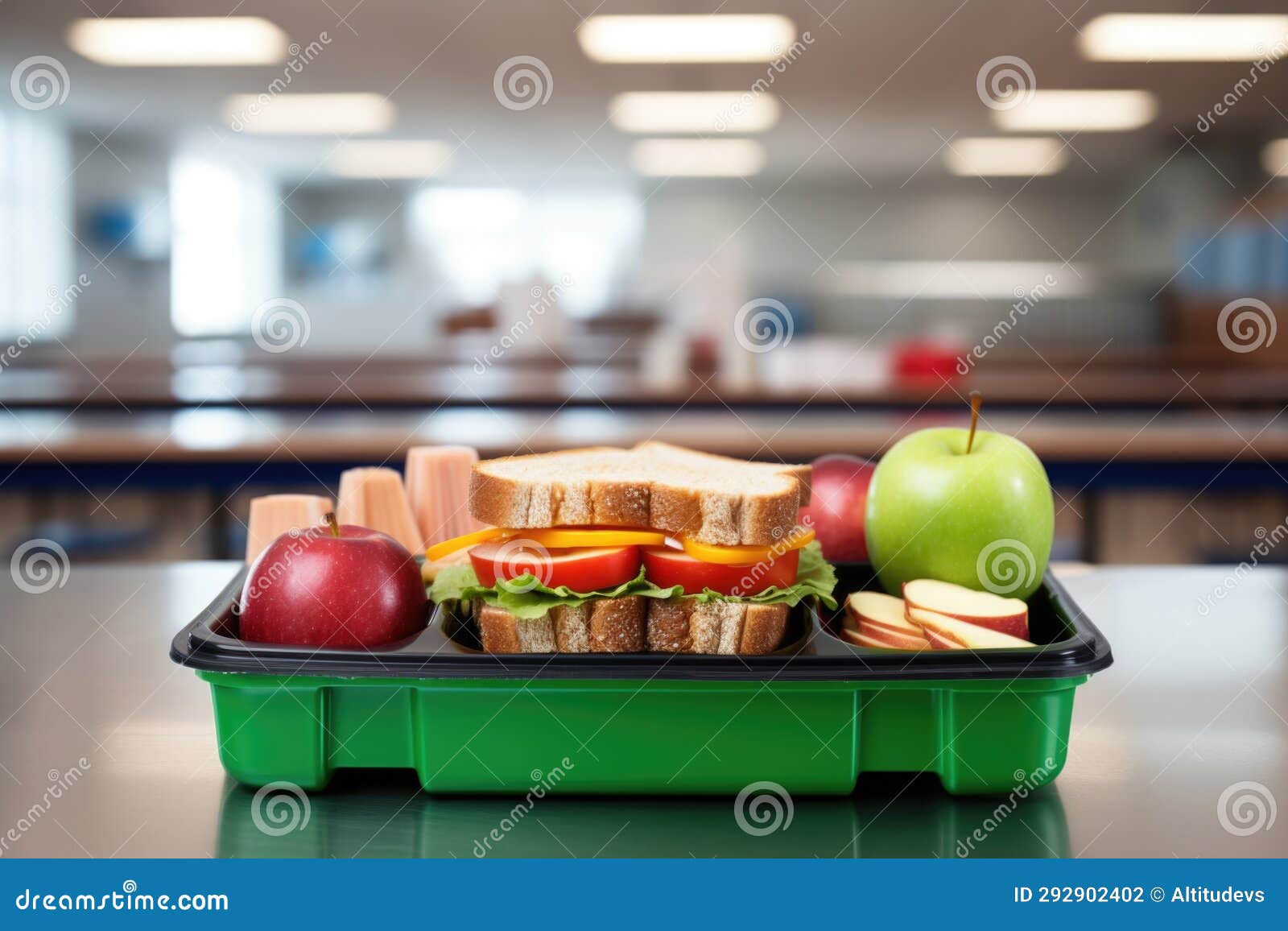 Packed School Lunchbox Containing only Unhealthy Food Stock Photo ...