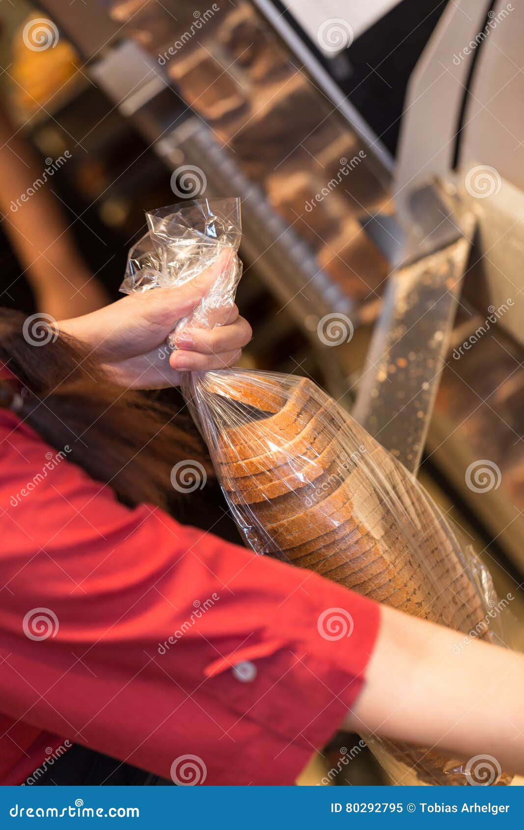 Packed and Sliced Fresh Baked Bread Stock Image - Image of cuting ...