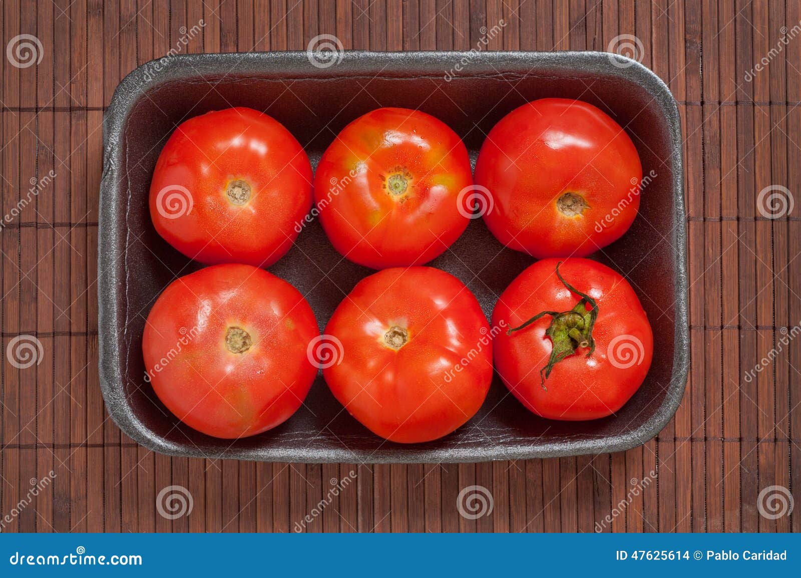Packed tomatoes. stock photo. Image of container, supermarket - 47625614